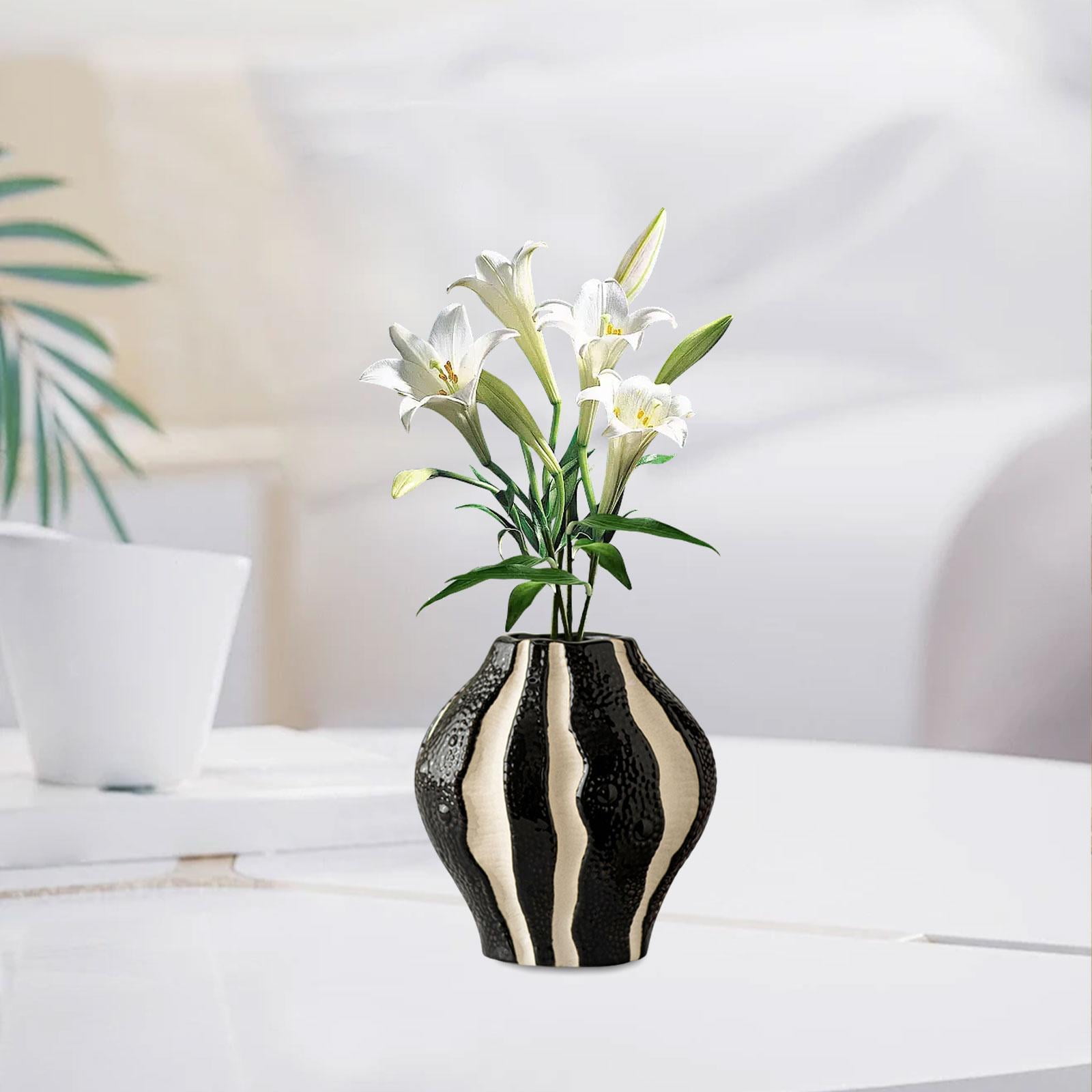 Fancyes Ceramic Vase Decorative Vase,Flower Arrangement,Plant Flower ...