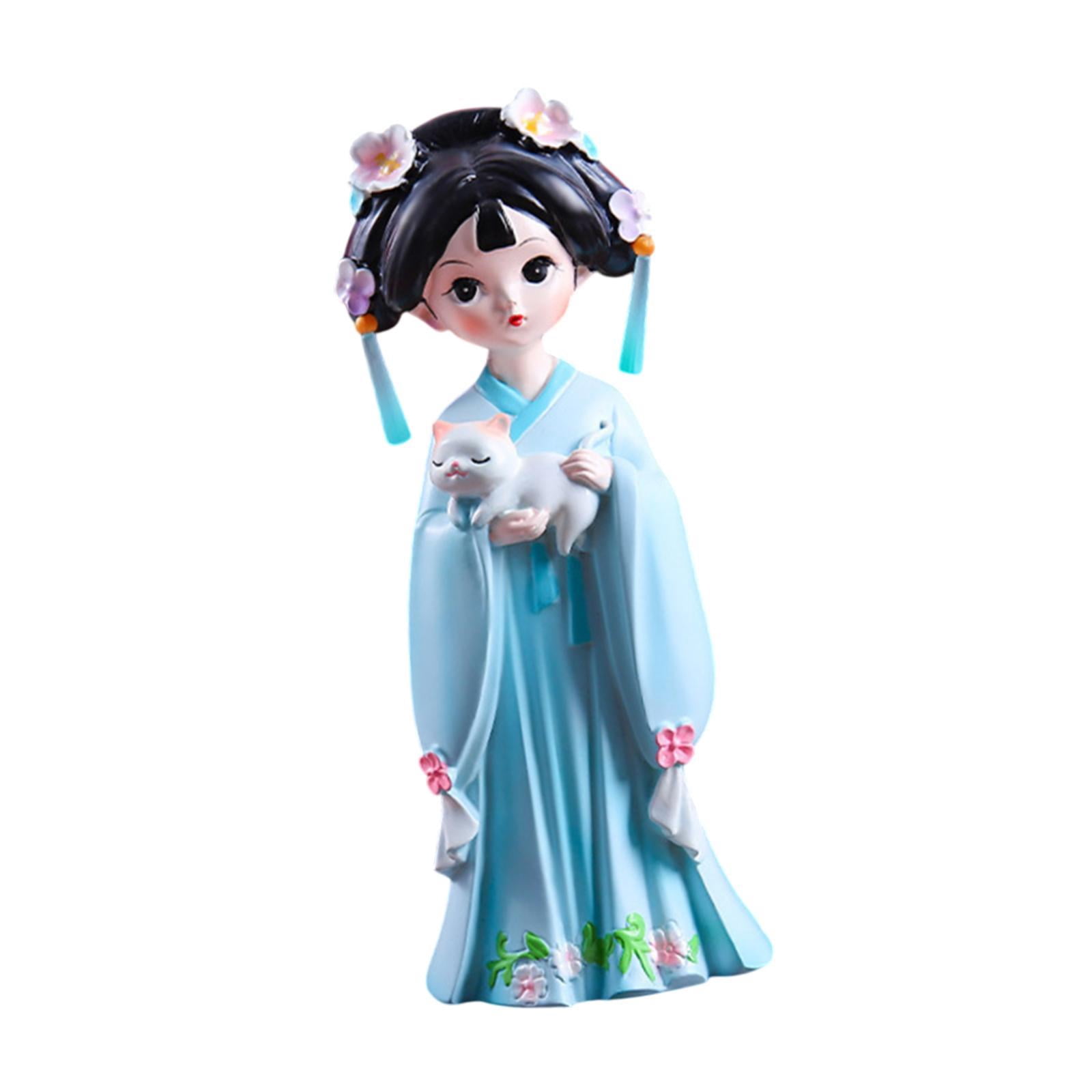Fancyes Chinese Beauty Statue Ancient Beauty Women Figure Resin ...