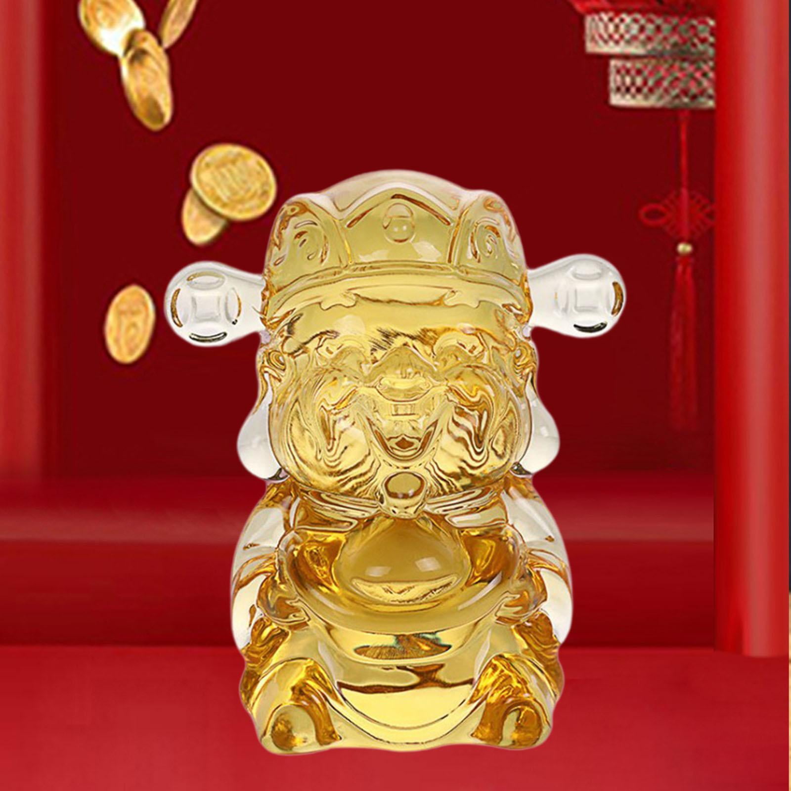 Fancyes Chinese God of Prosperity Statue Art Crafts for Living Room ...