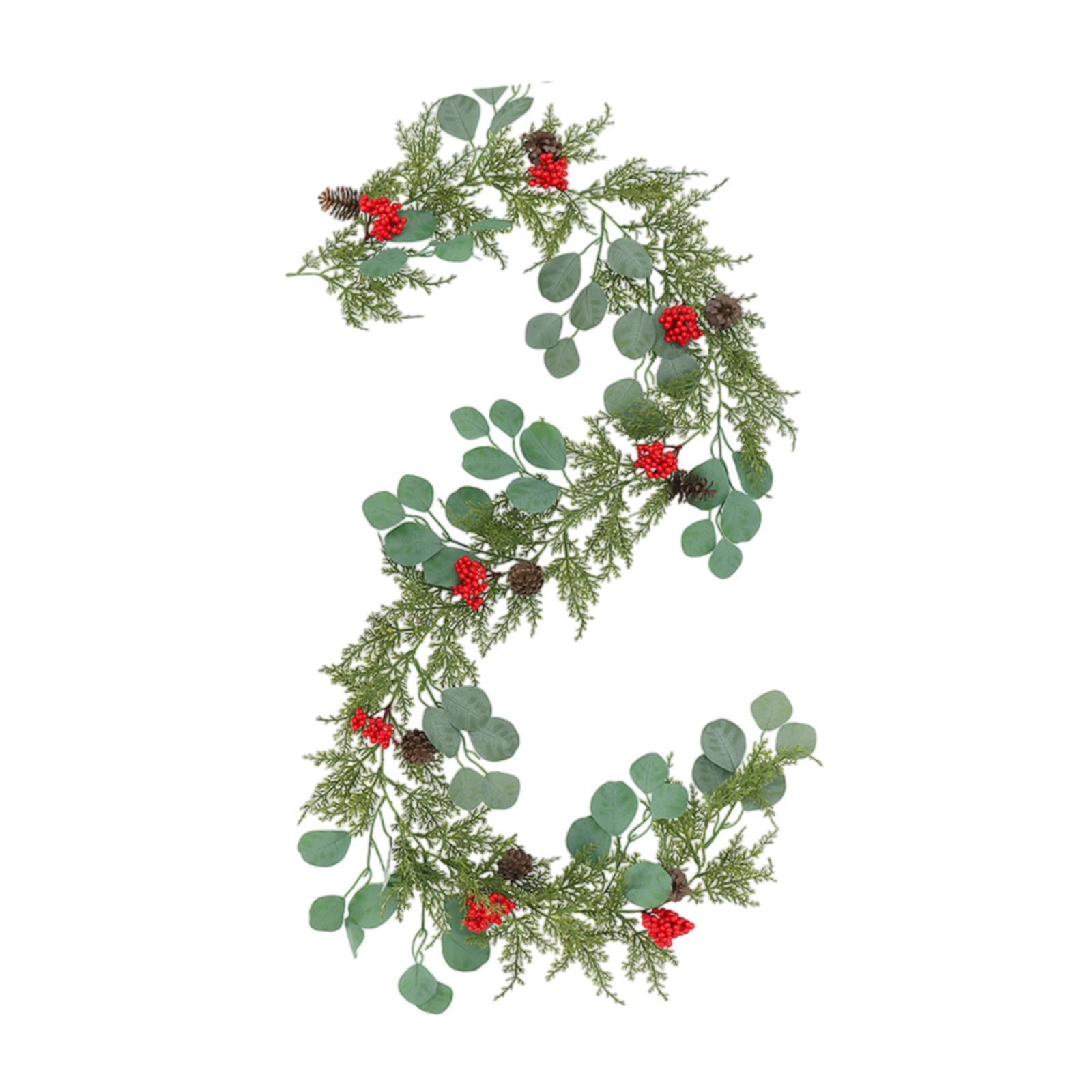 Fancyes Christmas Garland Artificial Cascading Garland Greenery Garland ...