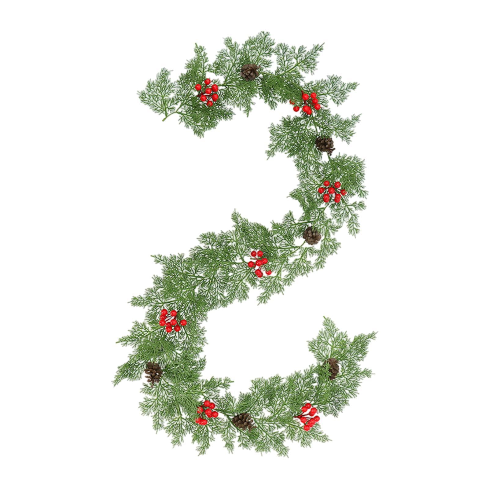 Fancyes Christmas Garland Artificial Cascading Garland Greenery Garland ...