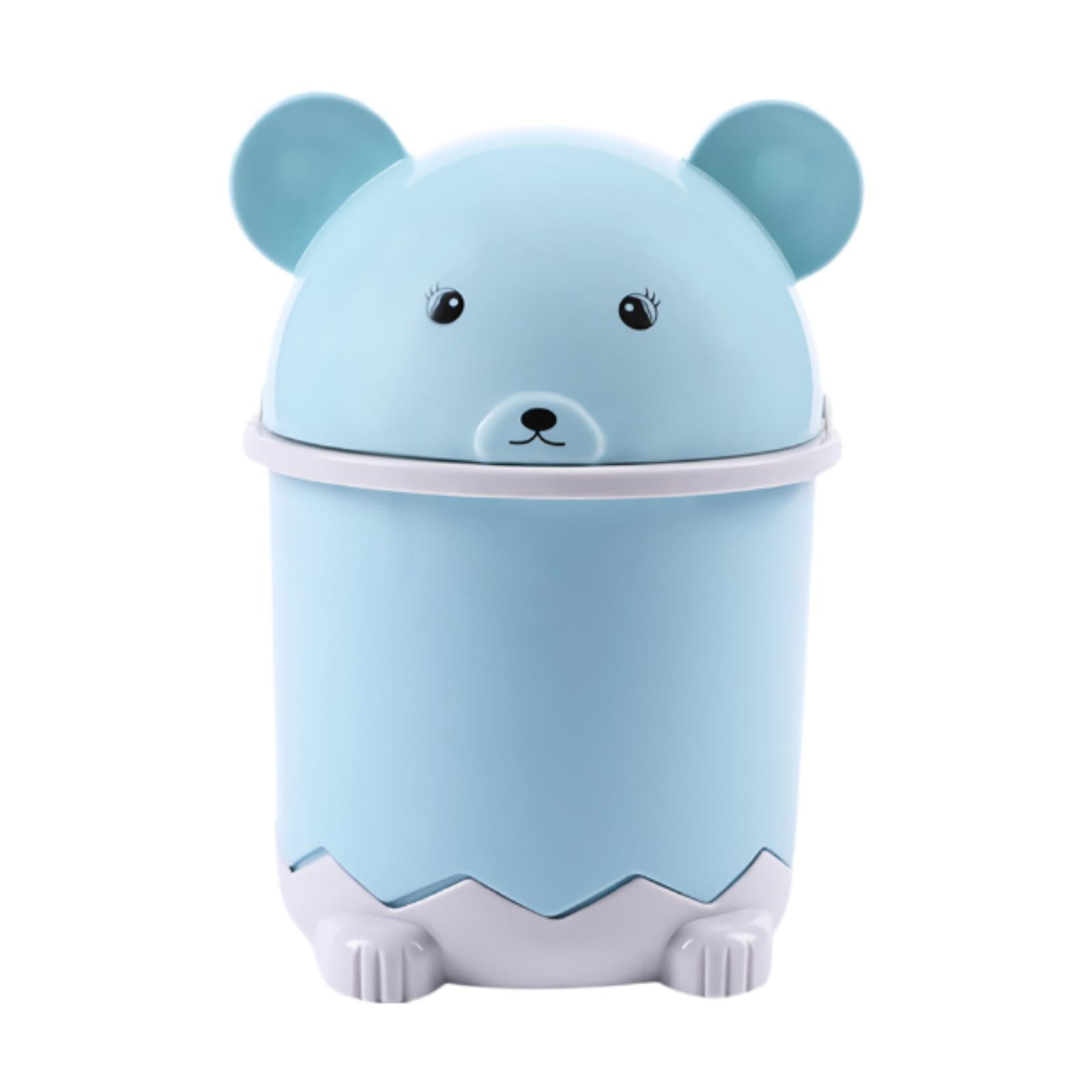 Fancyes Desk Trash Can Garbage Bin Animal Shape Lovely Decorative Waste ...