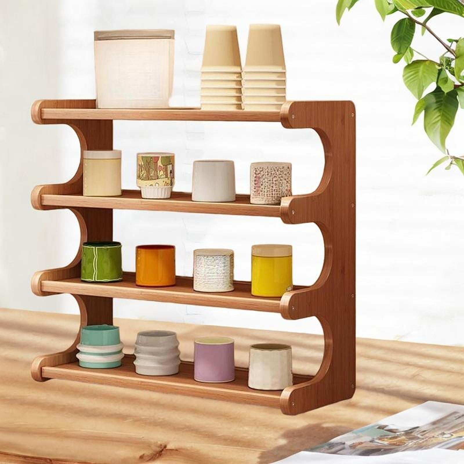 Fancyes Desktop Organizer Holder Tabletop Display Shelf 4 Layer Makeup ...