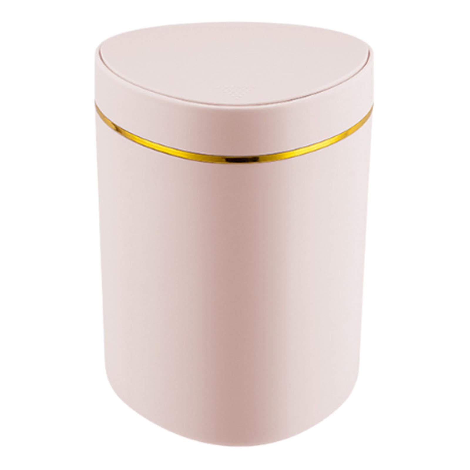 Fancyes Desktop Small Trash Can Mini Trash Can with Press Type Lid ...