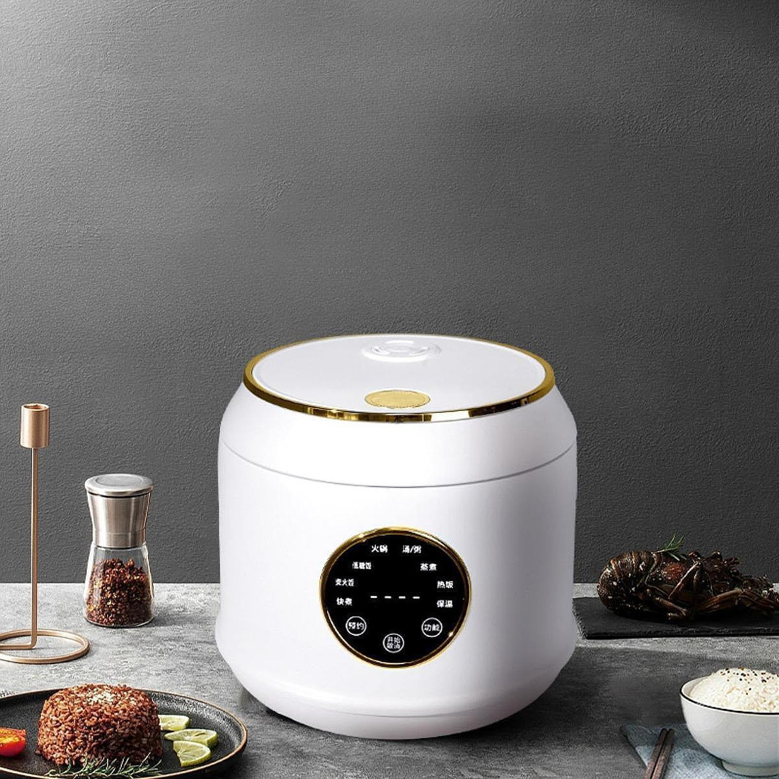 Fancyes Digital Rice Cooker Auto Keep Warm 2L 7 Cooking Function for ...