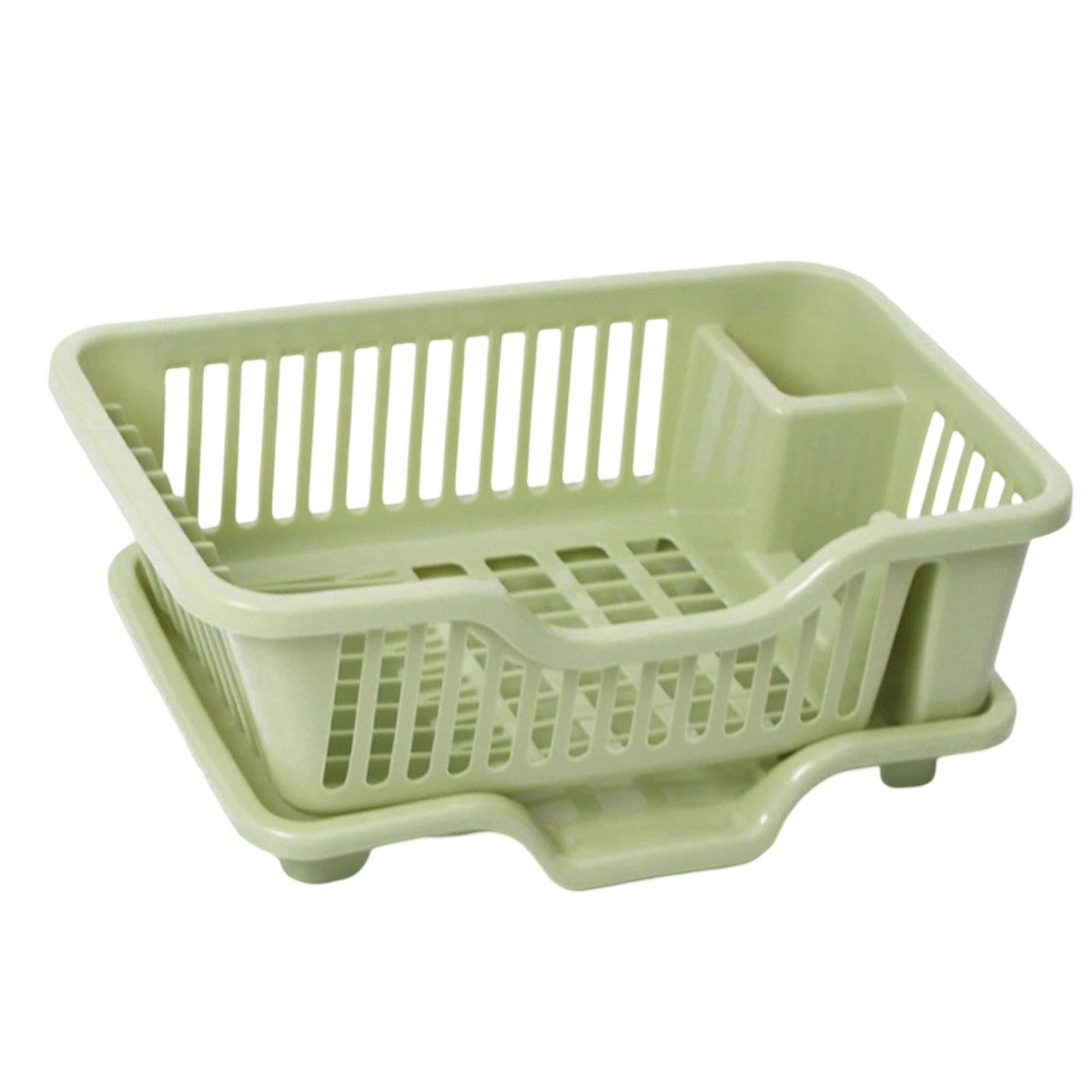 Fancyes Dish Drying Rack with Drain Tray Dinnerware Organizer Sink Dish ...