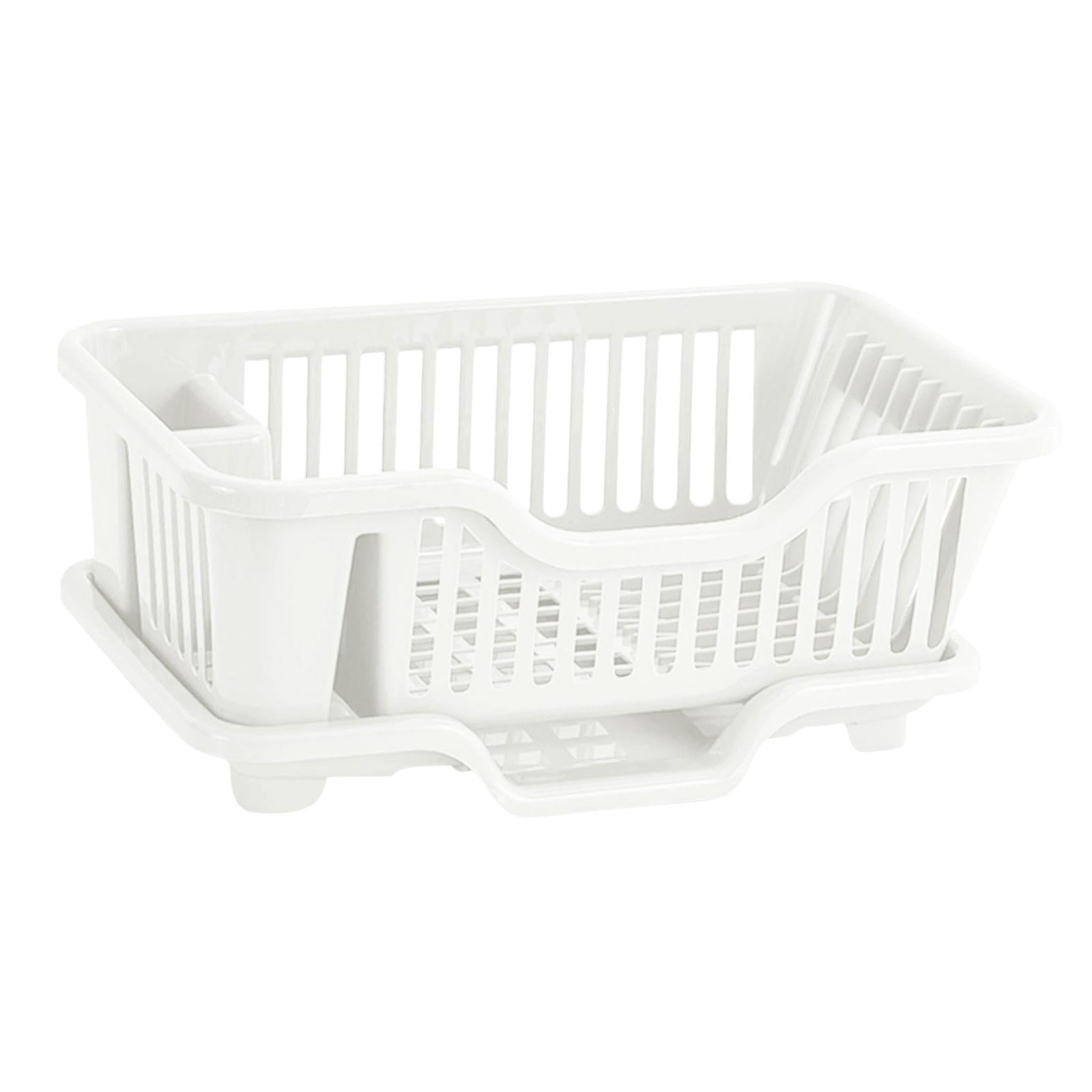 Fancyes Dish Drying Rack with Drain Tray Dinnerware Organizer Sink Dish ...