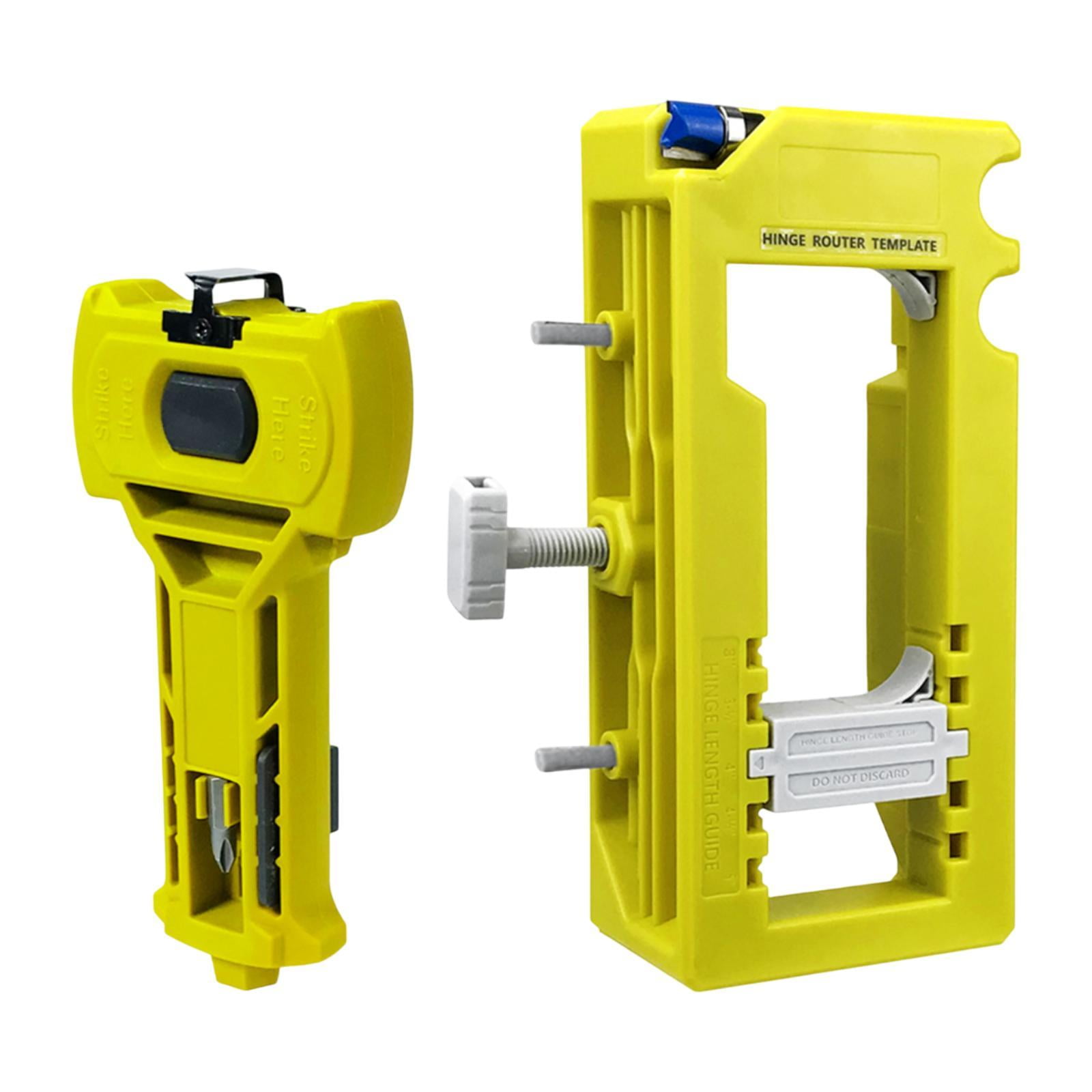 Fancyes Door Hinge Router Template Hand Tool Easy to Use Portable ...