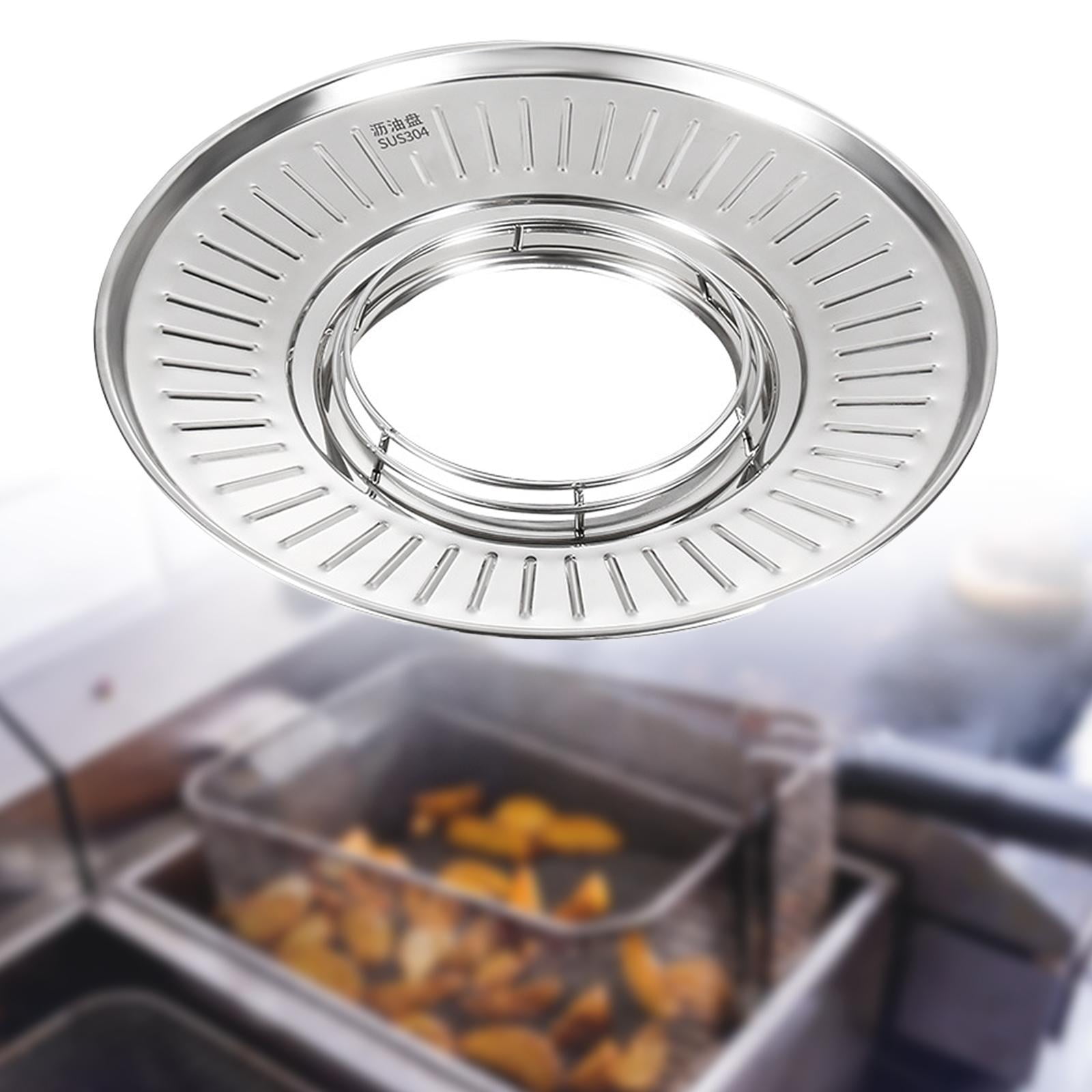 Fancyes Draining Oil Tray Kitchen Oil Draining Tray Fried Food Server ...