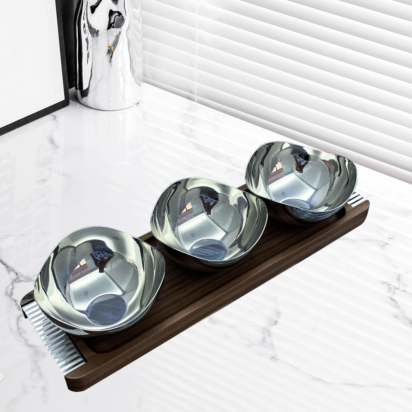 Fancyes Dried Fruit Bowls Snack Bowls Wedding Stainless Steel Candies ...