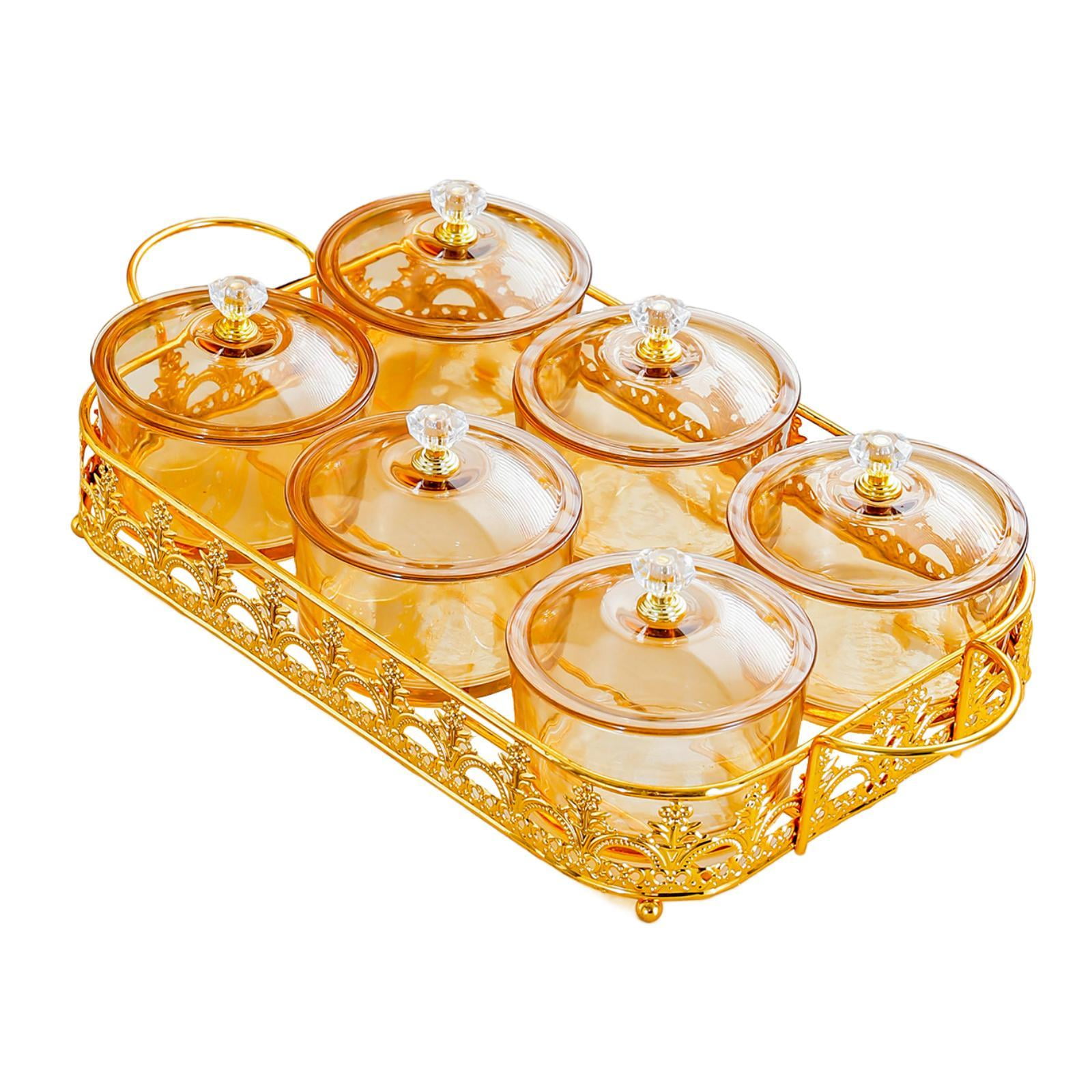 Fancyes Dried Fruit Plate Multi Grids Snake Plates Ornament Easy to ...