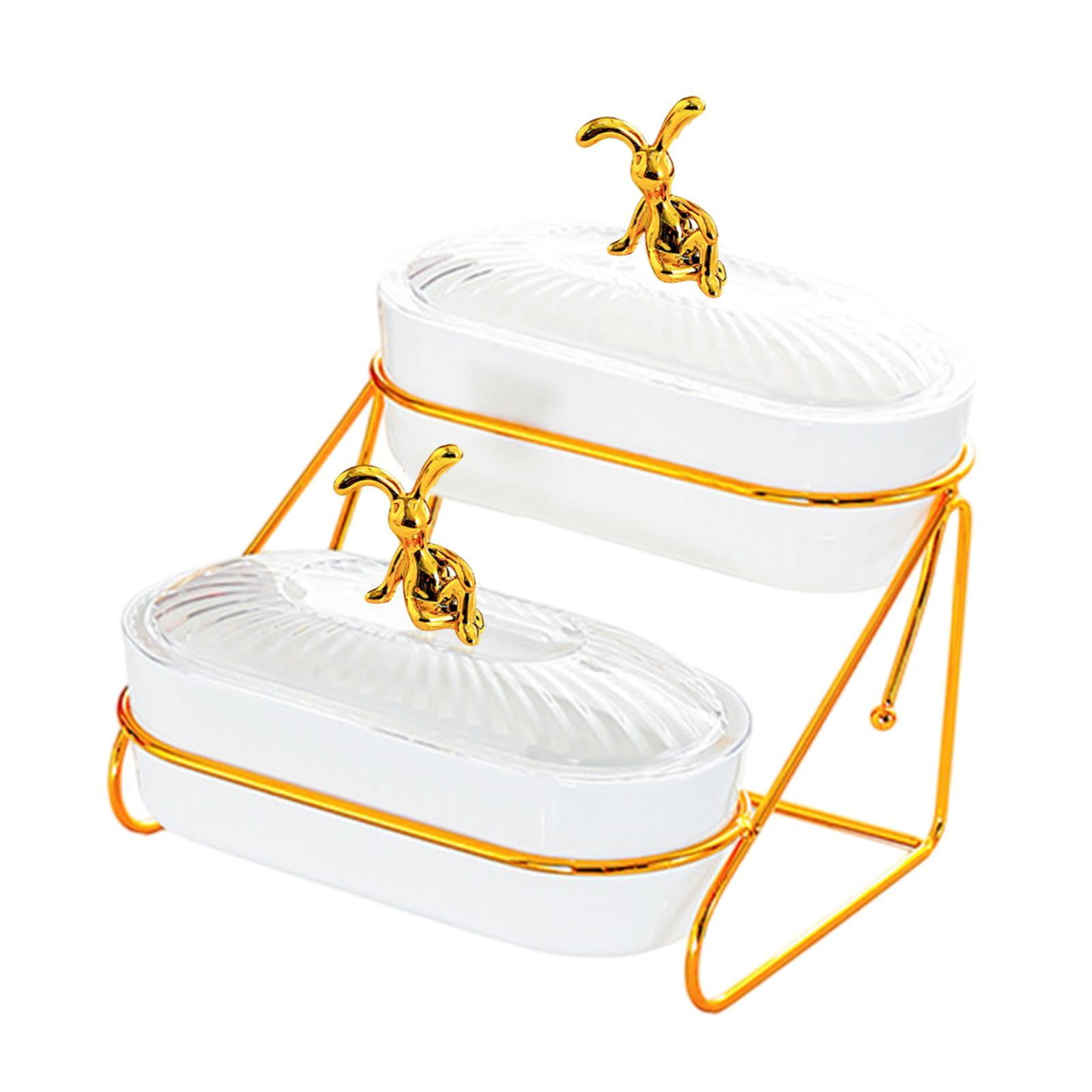 Fancyes Dried Fruit Salad Plate,Snack Dishes with Lid,Platter Appetizer ...