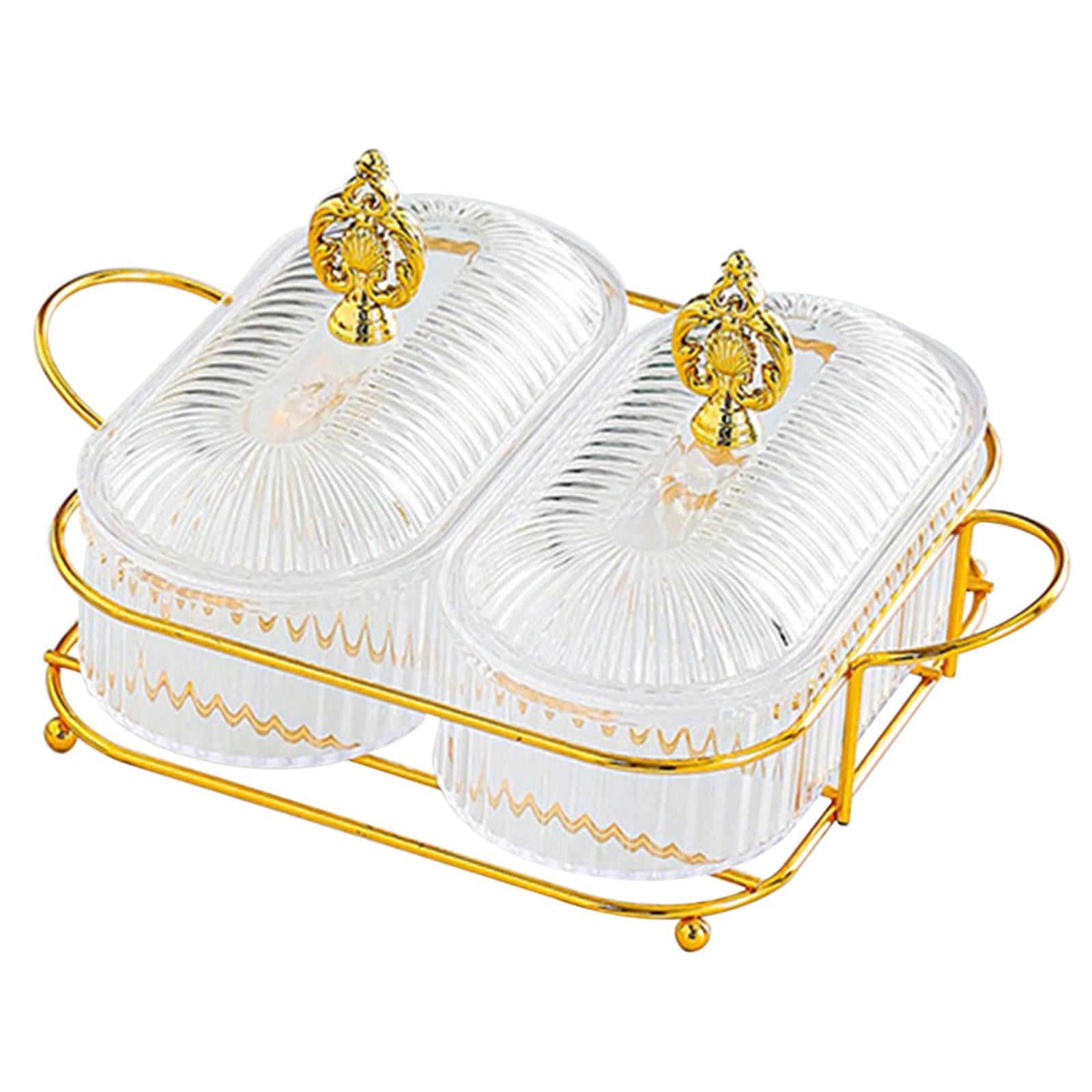 Fancyes Dried Fruit Snack Serving Plate Divided Serving Platter Cookie ...