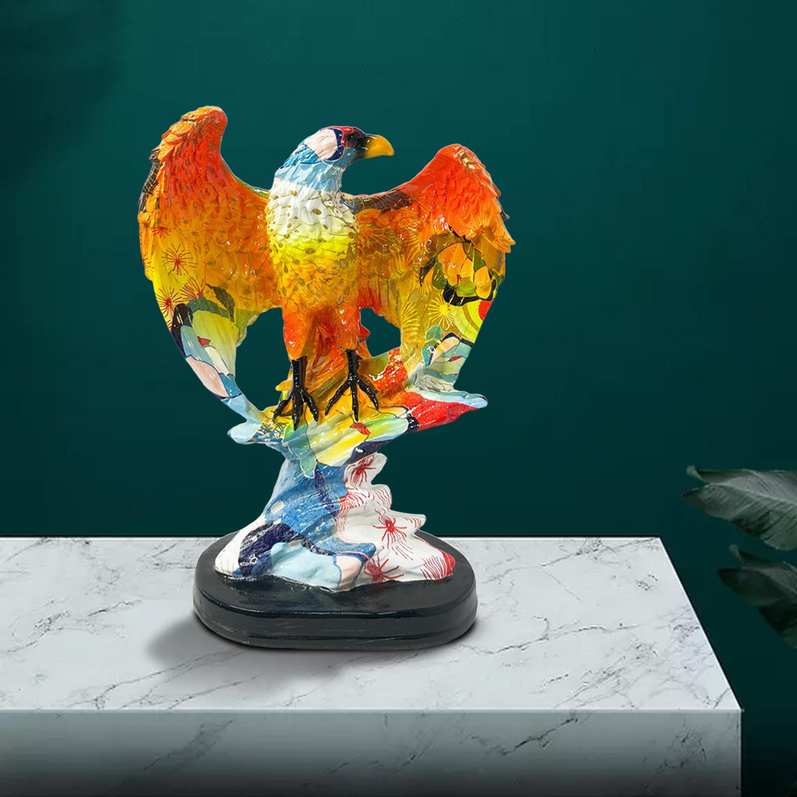 Fancyes Eagle Sculptures Resin Statue Gift Collection Artwork Crafts ...