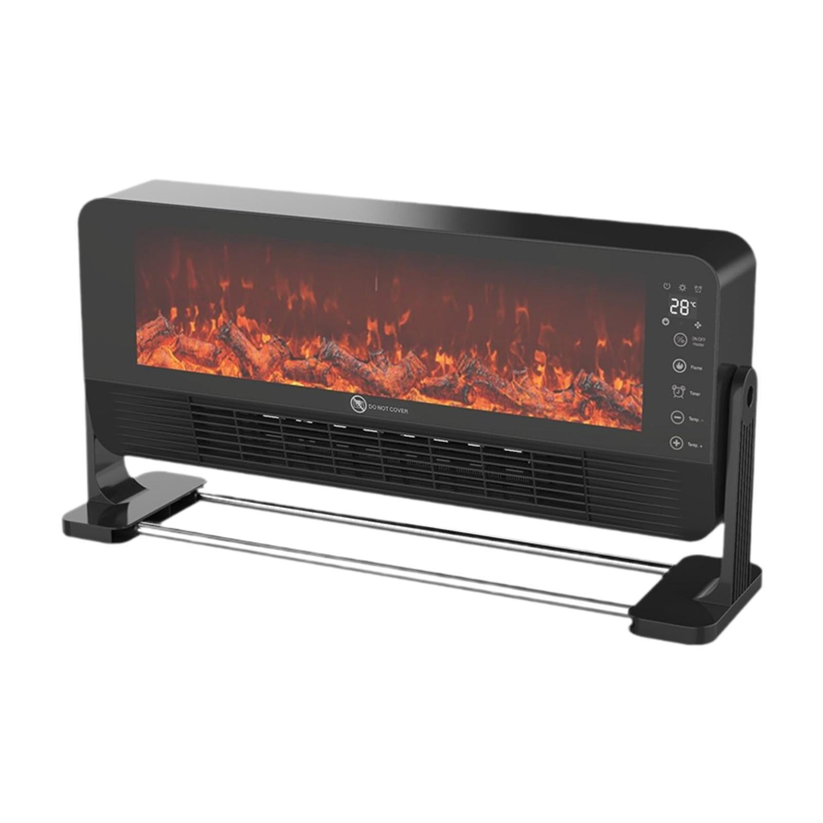 Fancyes Electric Fireplace Heater Portable Fireplace US Plug Standing ...