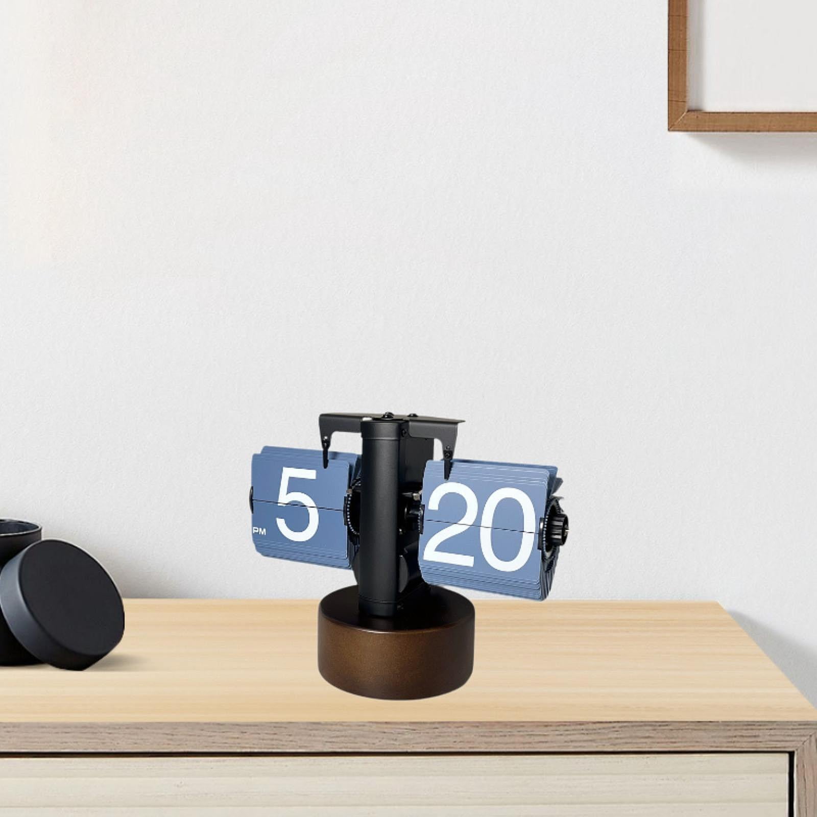 Fancyes Flip Desk Clock, Table Clock Multifunctional Mechanical Flip ...
