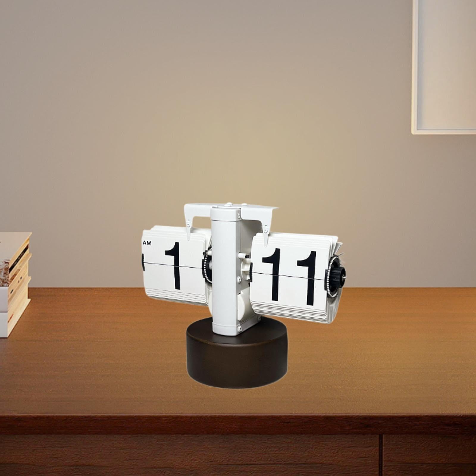 Fancyes Flip Desk Clock, Table Clock Multifunctional Mechanical Flip ...
