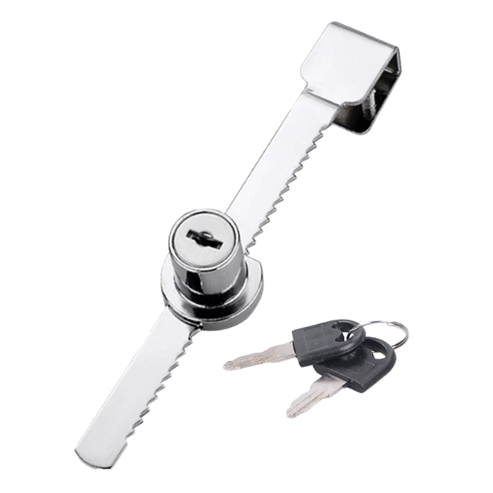 Fancyes Glass Display Case Lock 2 Spare Keys Sliding Glass Door Lock ...