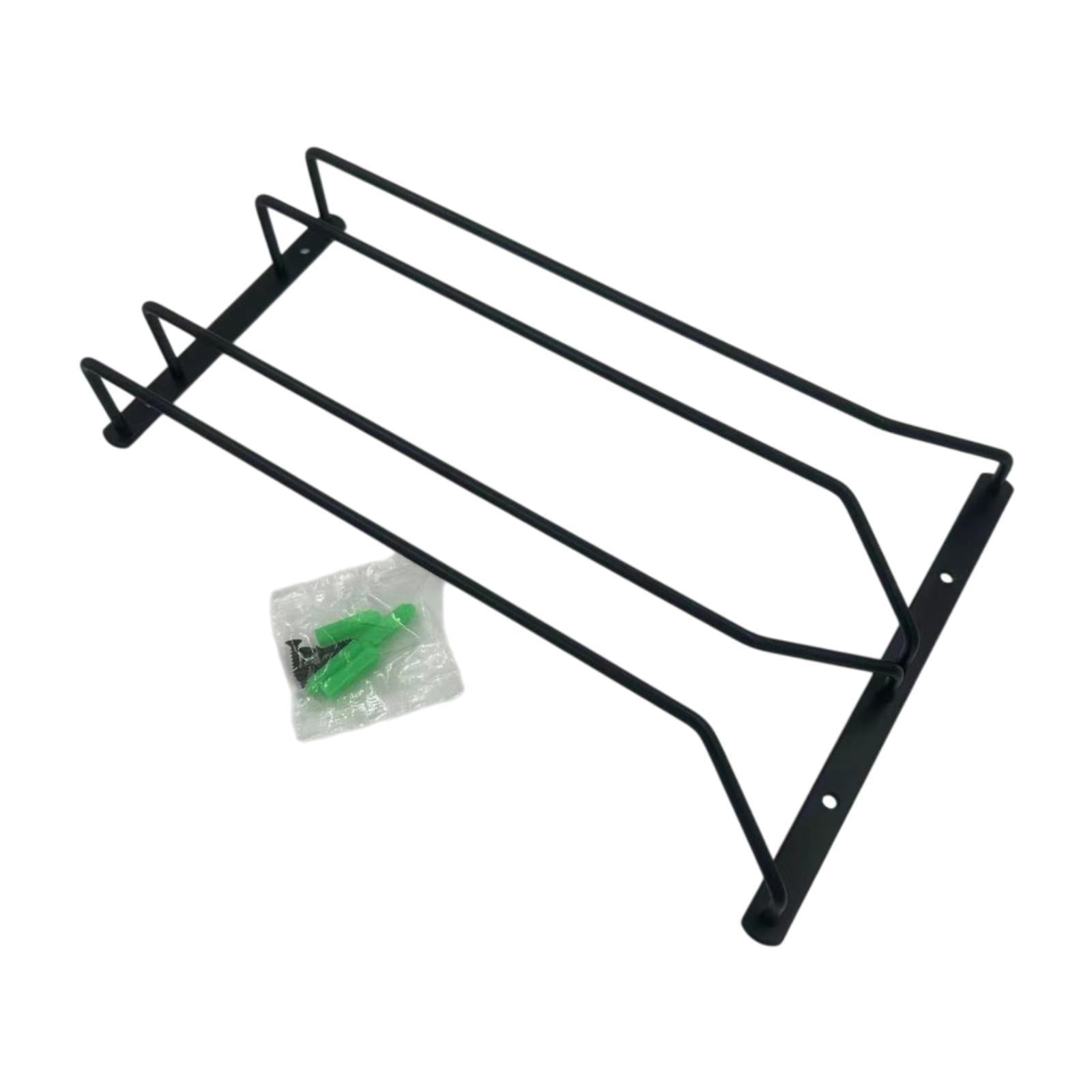 Fancyes Glass Rack under Cabinet Glass Hanger Organizer Accessories ...