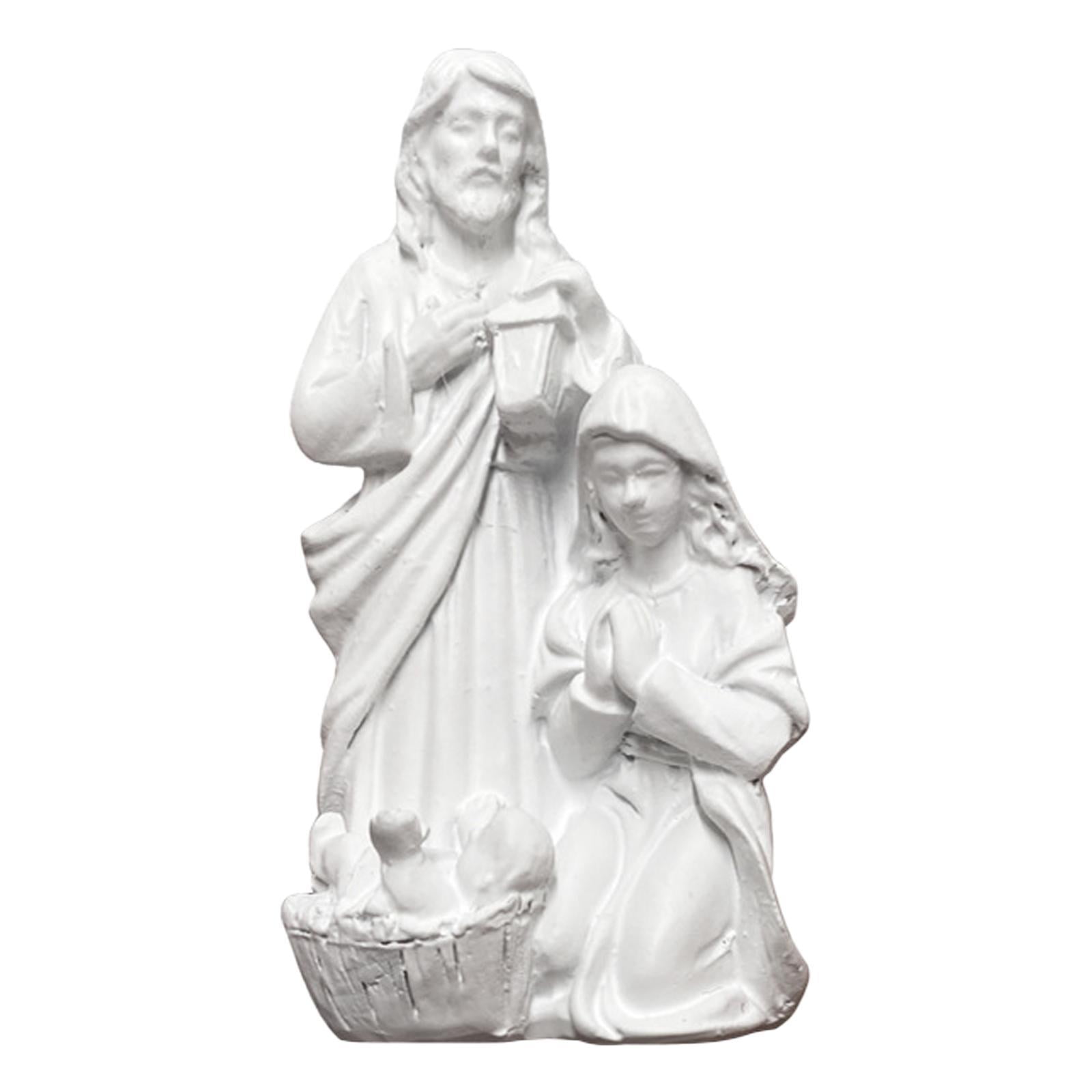 Fancyes Holy Family Statue Decorative Sculpture Convenient Home Decor ...