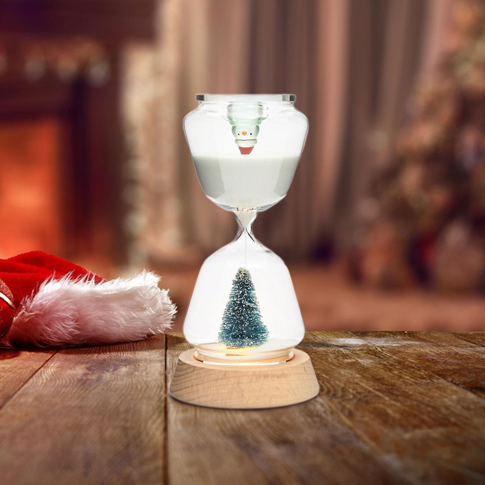 Fancyes Hourglass Timer 15 Minute Sand Timer Night Light with Sleeping ...