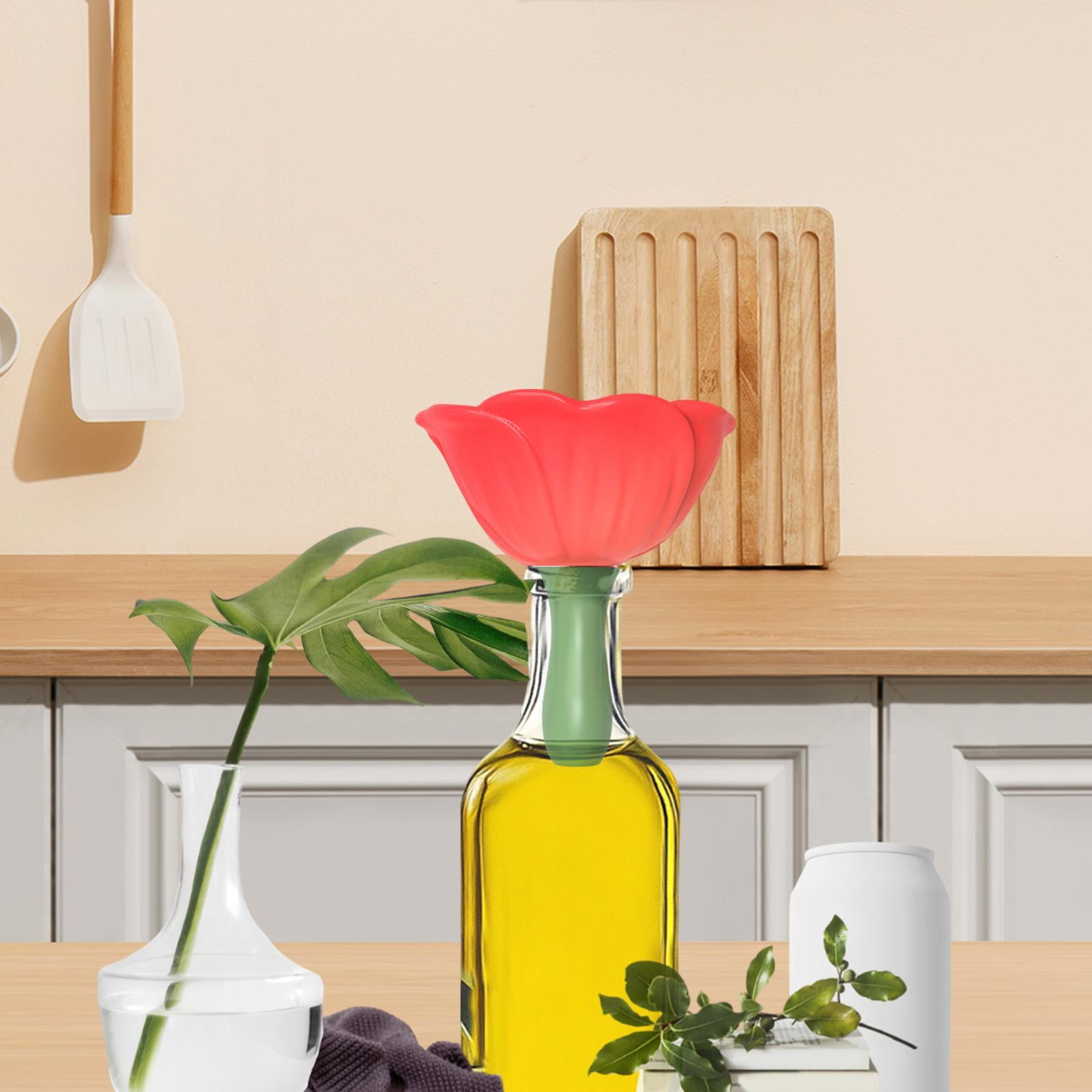 Fancyes Kitchen Funnel Oil Liquid Funnel Household Practical Bottle of ...