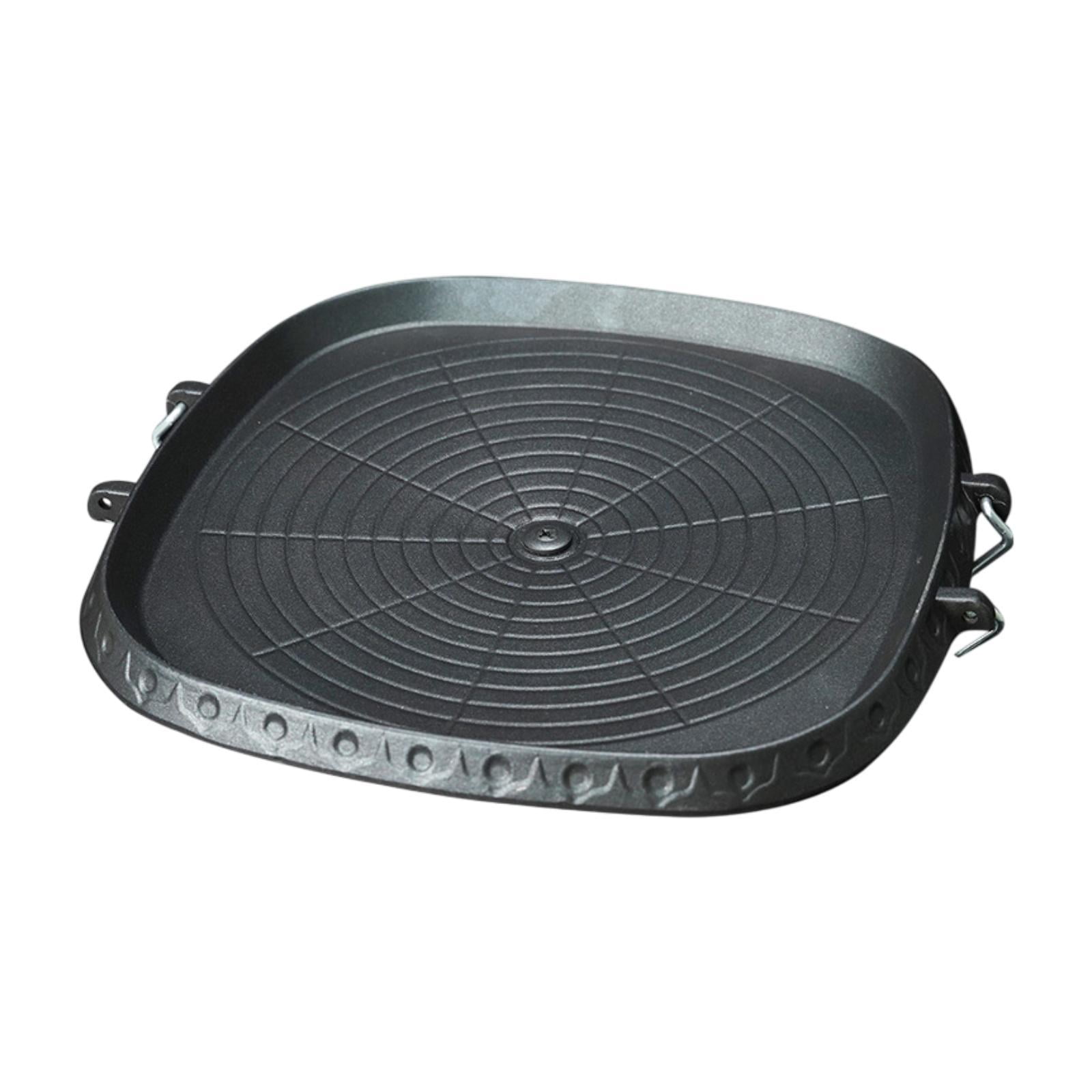 Fancyes Korean Grill Pan Korean BBQ Plate Rectangle Cooking Tool Heavy ...