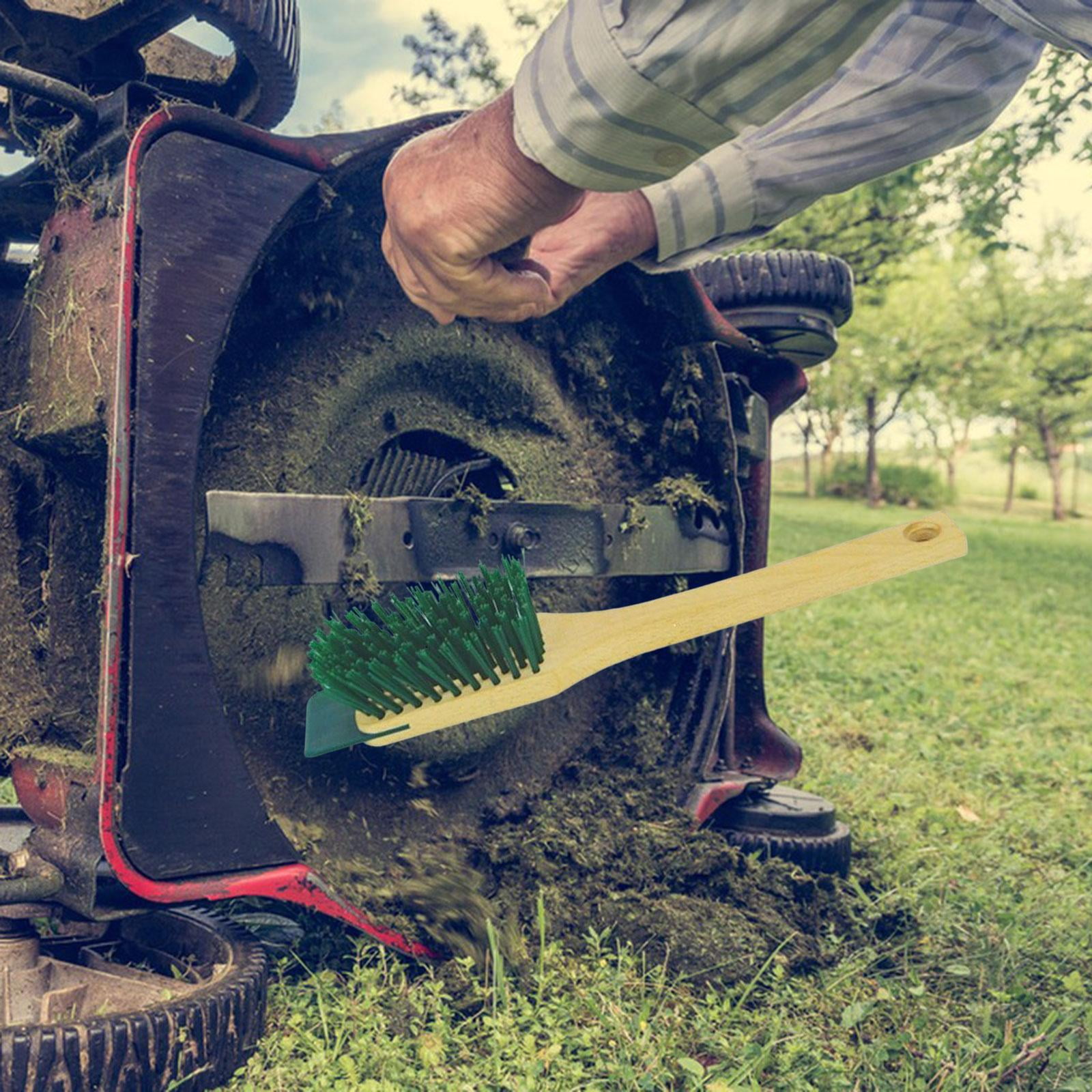 Fancyes Lawn Mower Brush, Cleaning Brush for Lawnmowers with Stiff s ...