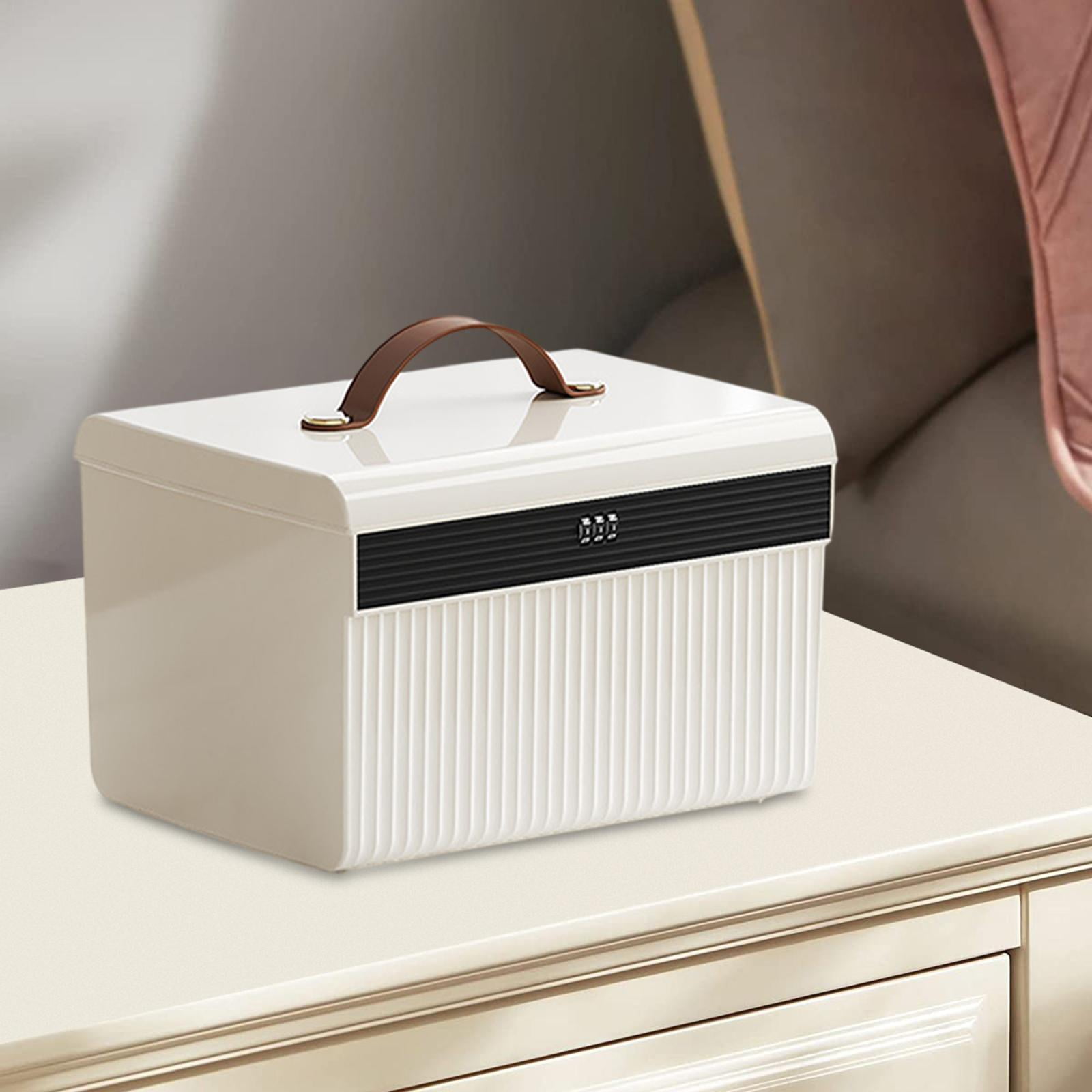 Fancyes Lockable Storage Box Lockable Container Organizer Spacious ...