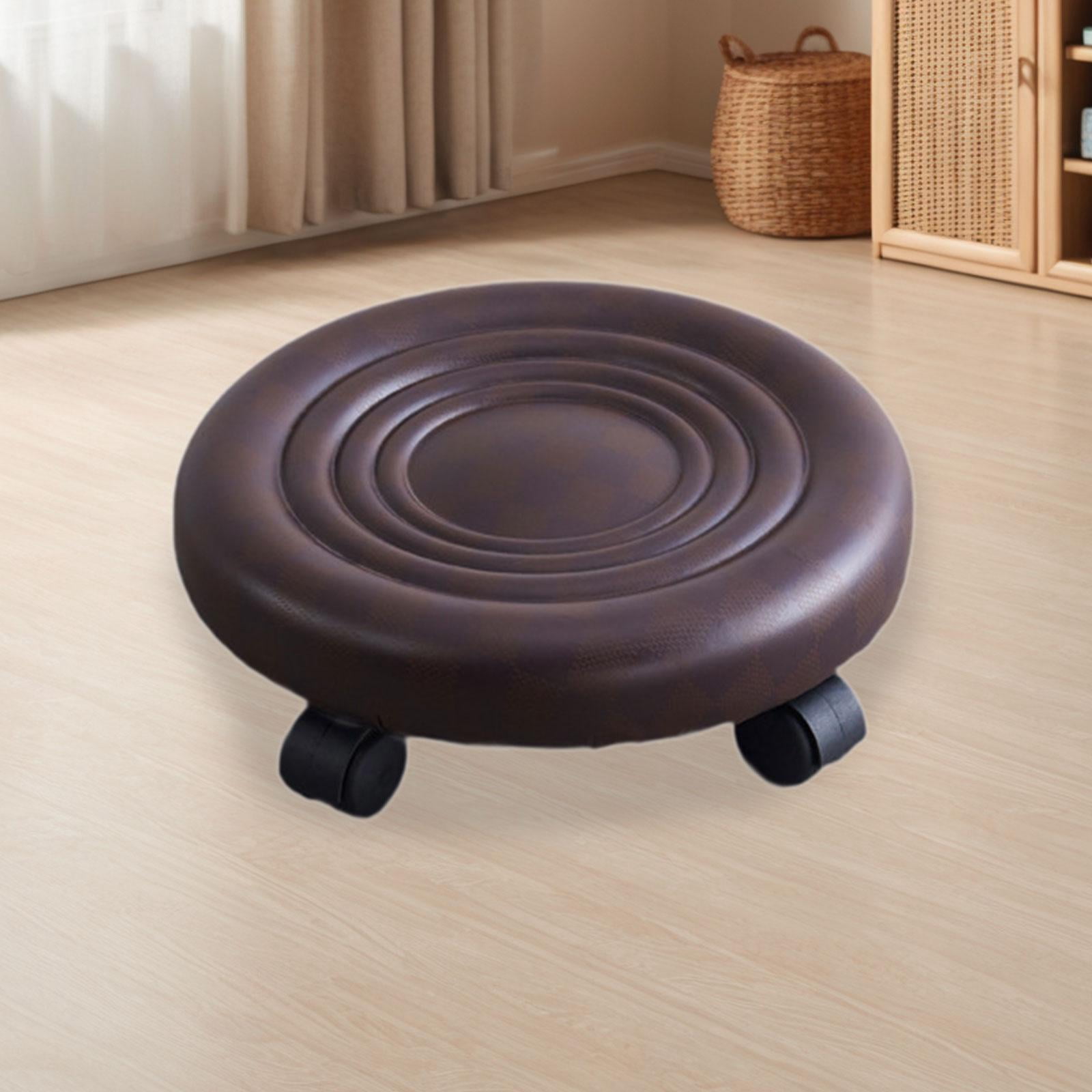 Fancyes Low Height Rolling Stool ing Seat with Wheels Sturdy ...