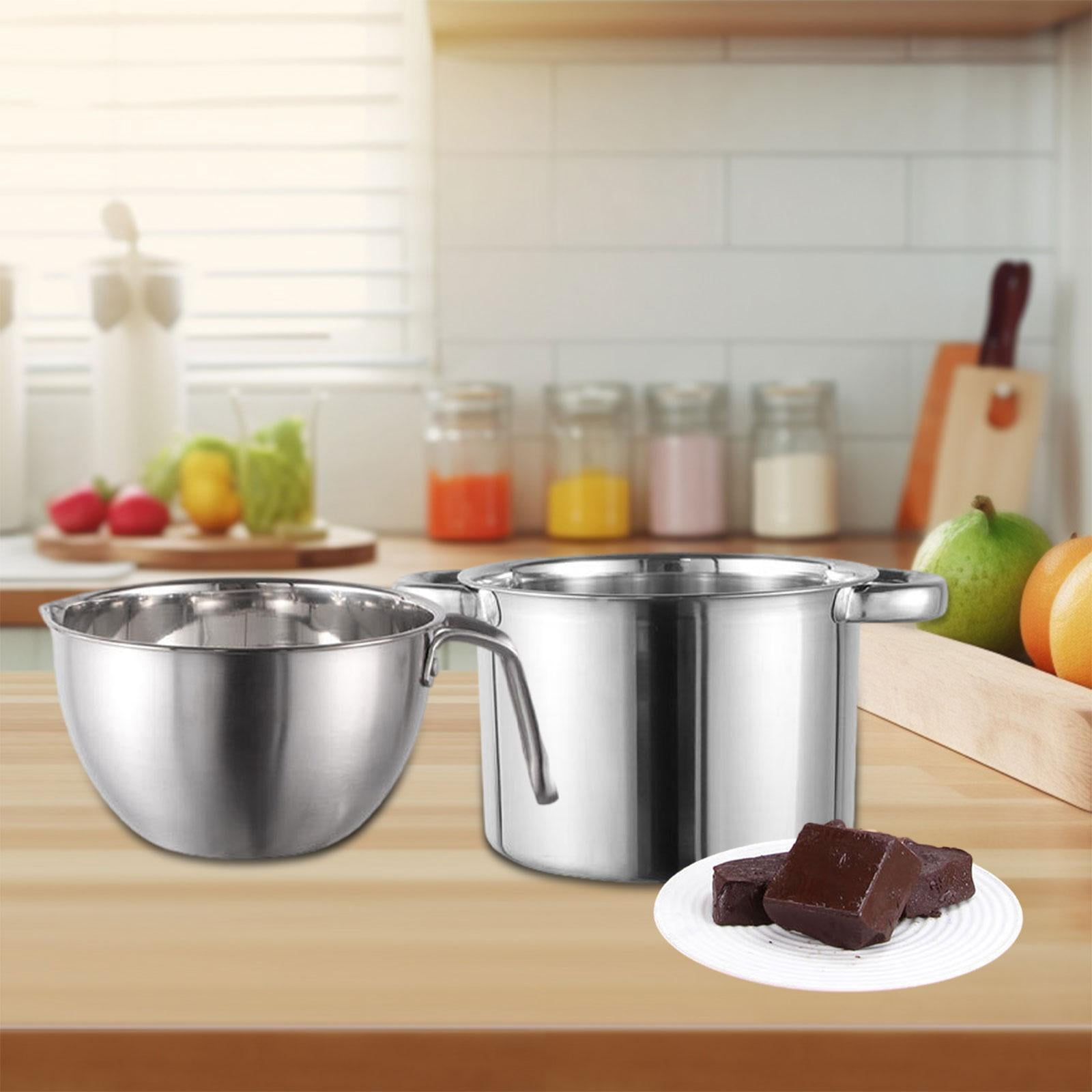 Fancyes Melting Pot Bowl Melt for Mering Chocolate Flat Bottom Bottom ...