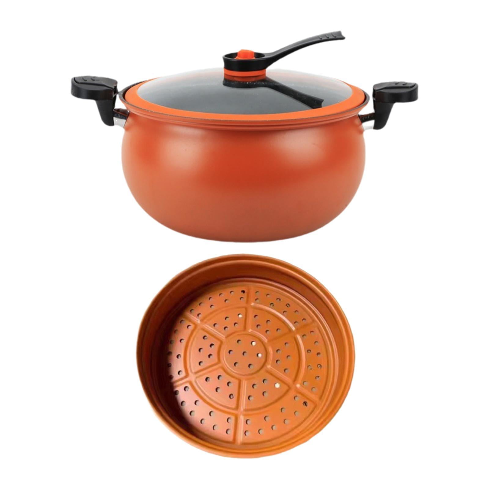 Fancyes Micro Cookware 7L Double Handle Multipurpose Non Stick Soup Pot ...