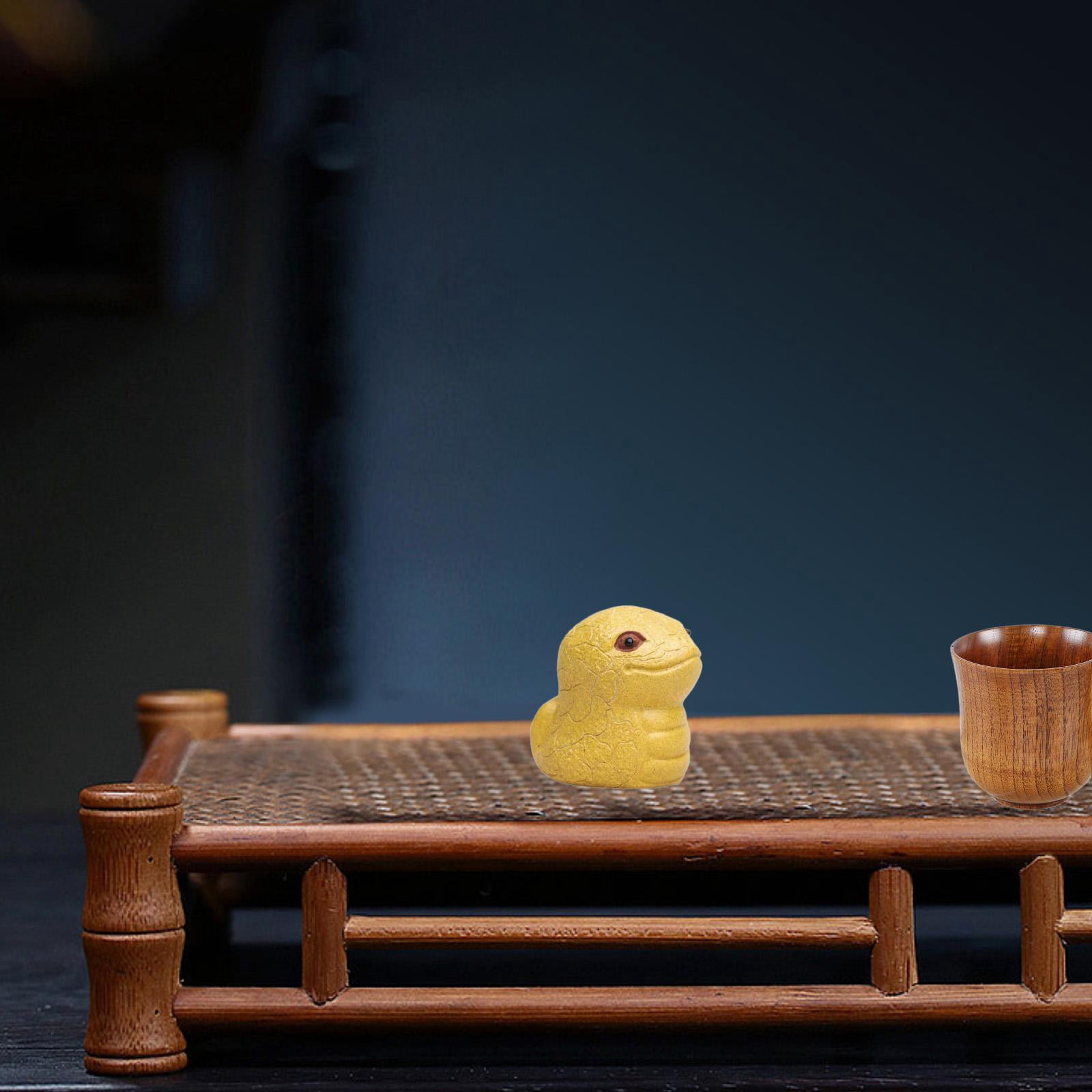 Fancyes Miniature Snake Figurine Small Snake Statue Tea Pet Sculpture ...