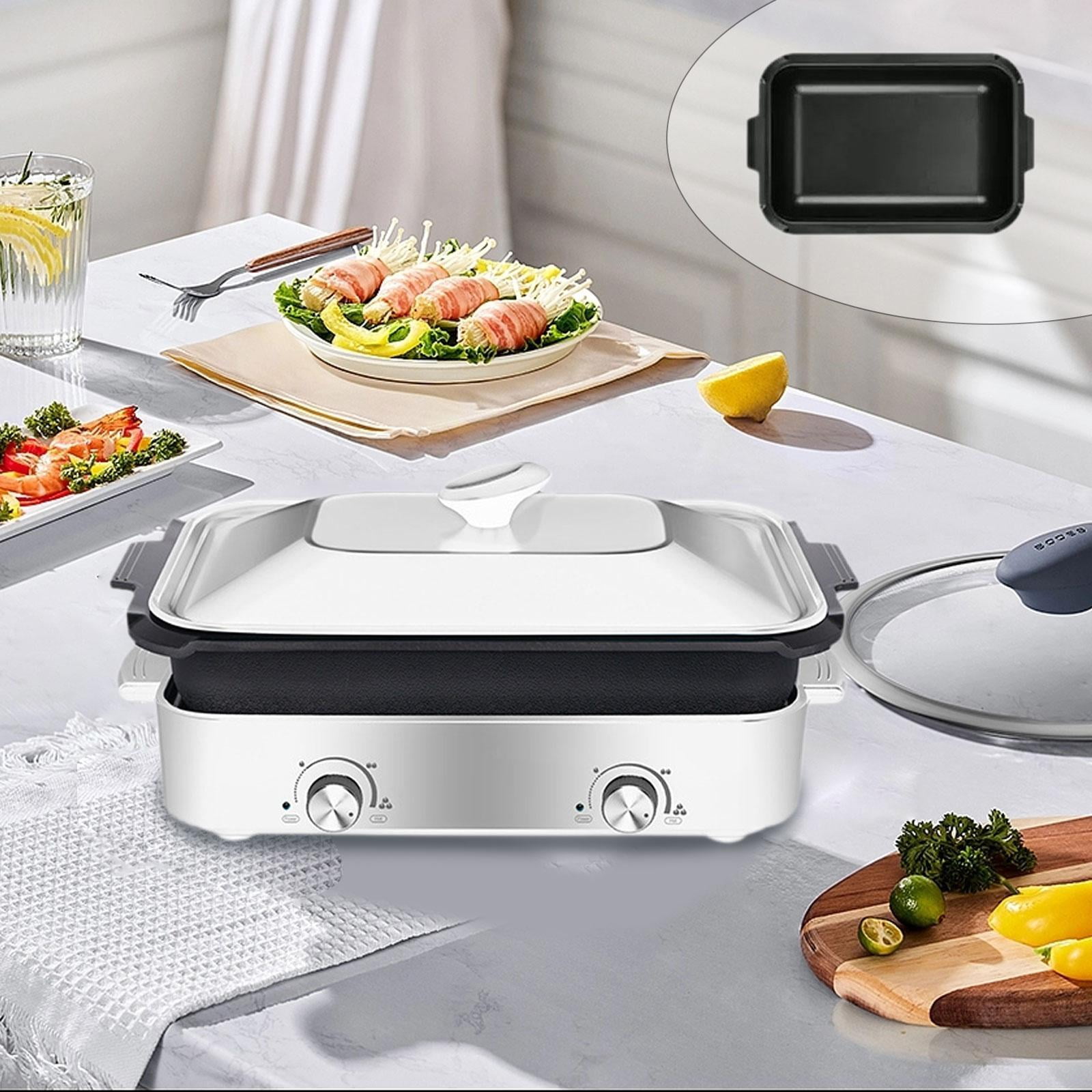 Fancyes Multi Cooker Kitchen Appliance with Lid Versatile Electric ...
