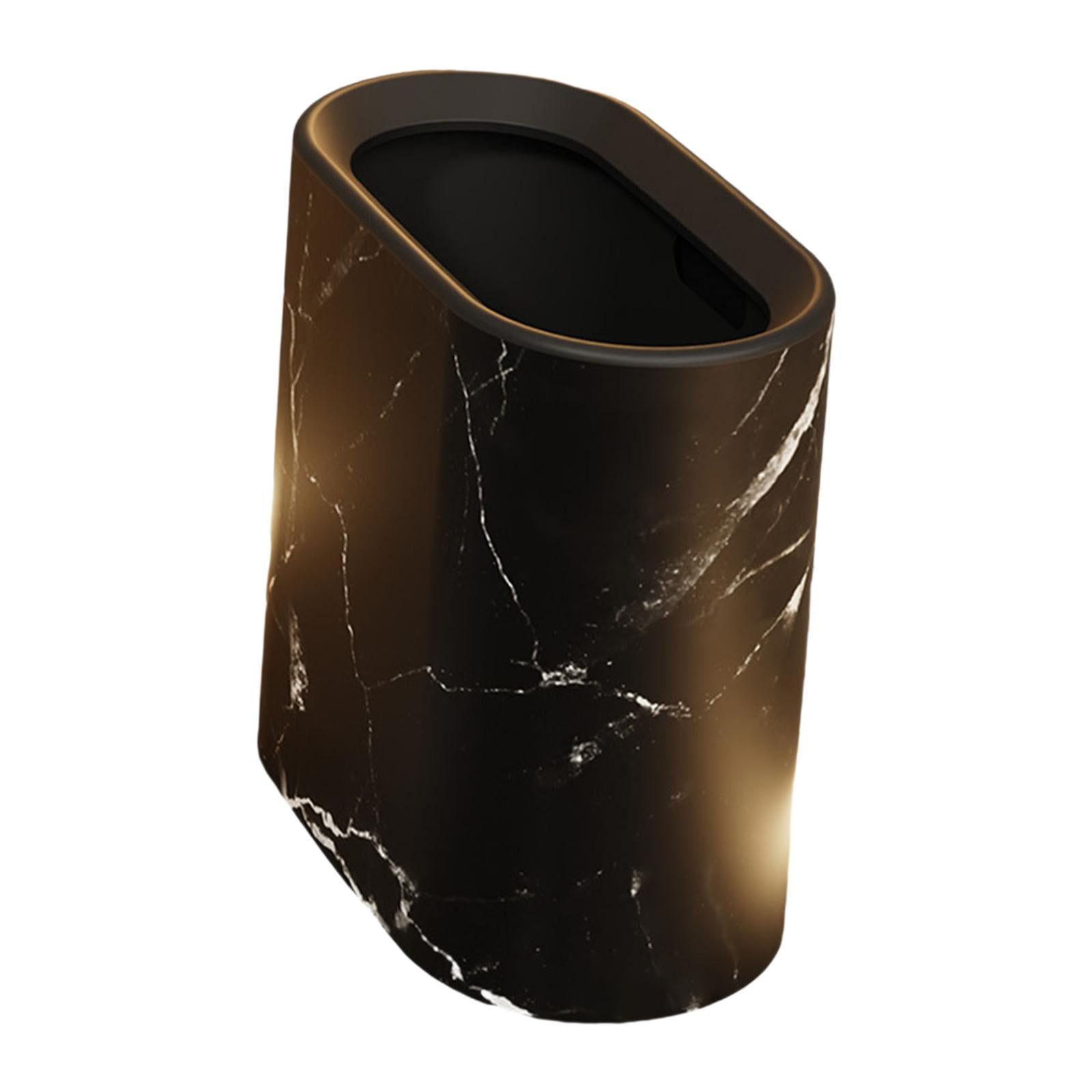 Fancyes Open Top Trash Can Double Layers Trash Bin Dustbin Simple Trash ...