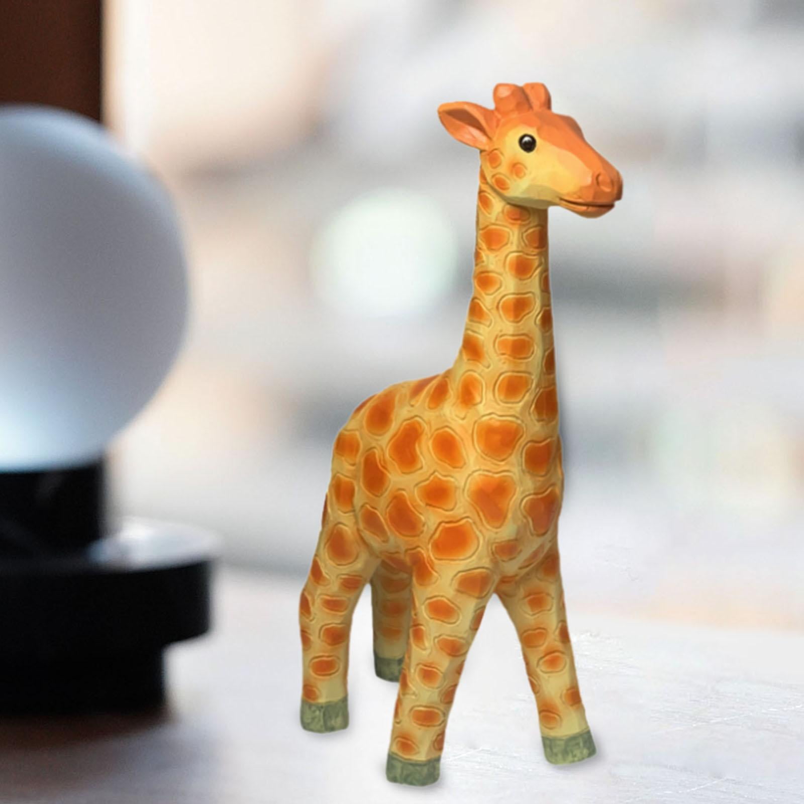 Fancyes Resin Giraffe Model Statue 12x4x20cm for Study Room Cabinet ...