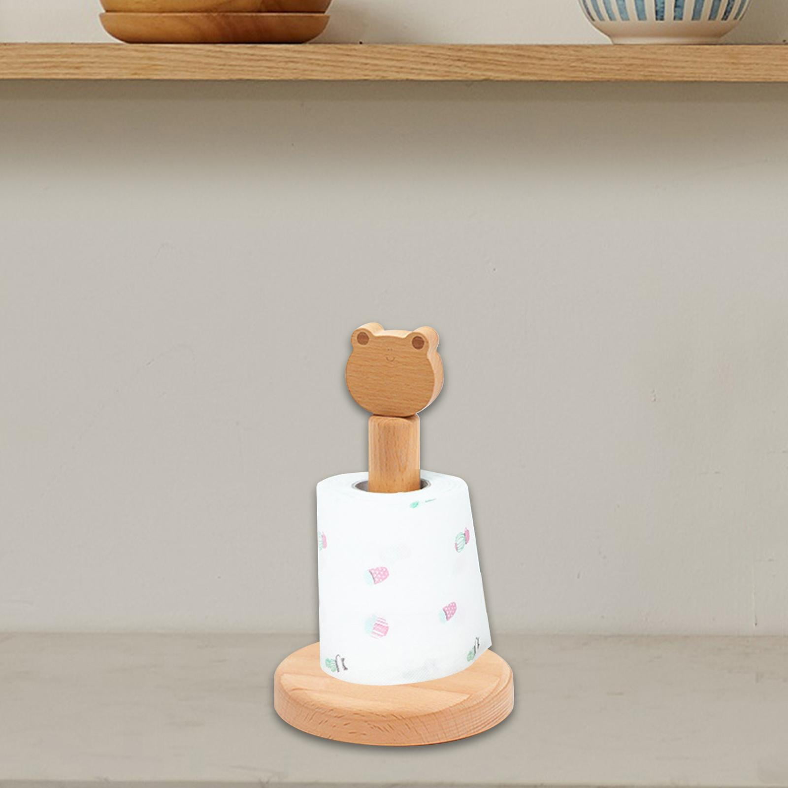 Fancyes Roll Paper Towel Holder Creative Tissue Holder for Countertop ...