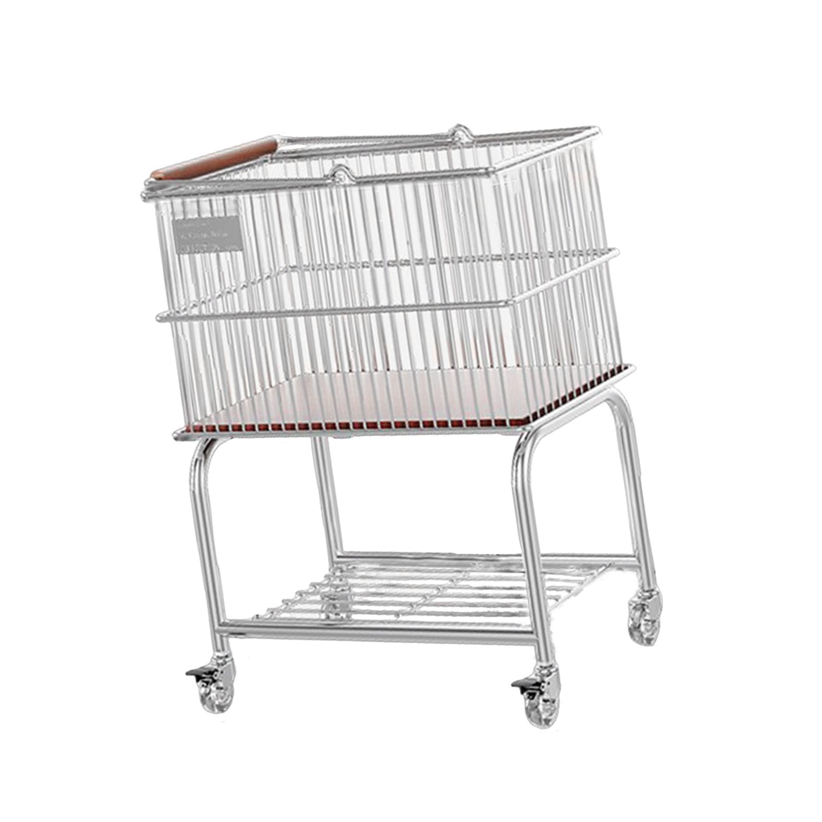 Fancyes Rolling Cart Sofa Side Table Lightweight Convenient Storage ...