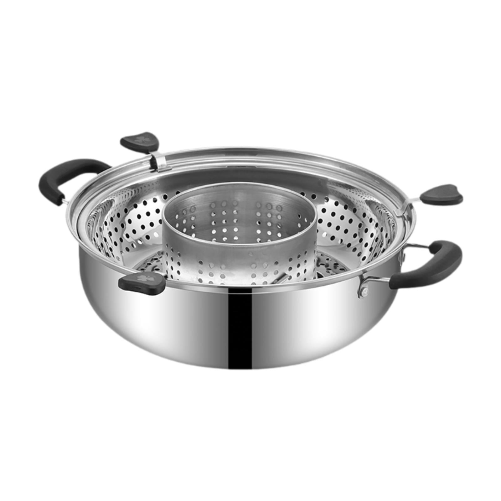 Fancyes Rotating Hotpot Pot Divided Hot Pot Boat Basin Hot Pot Rotating ...