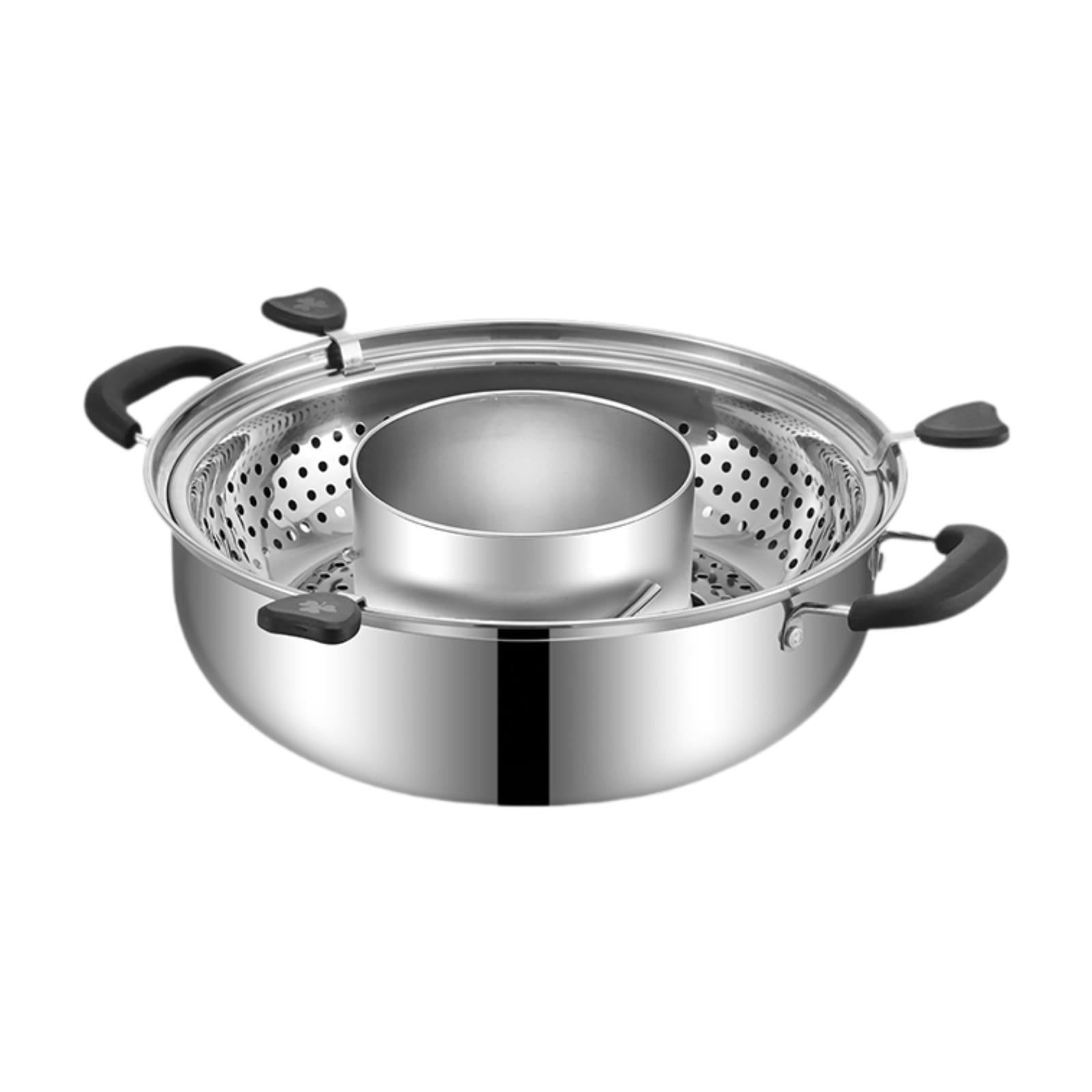 Fancyes Rotating Hotpot Pot Divided Hot Pot Boat Basin Hot Pot Rotating ...