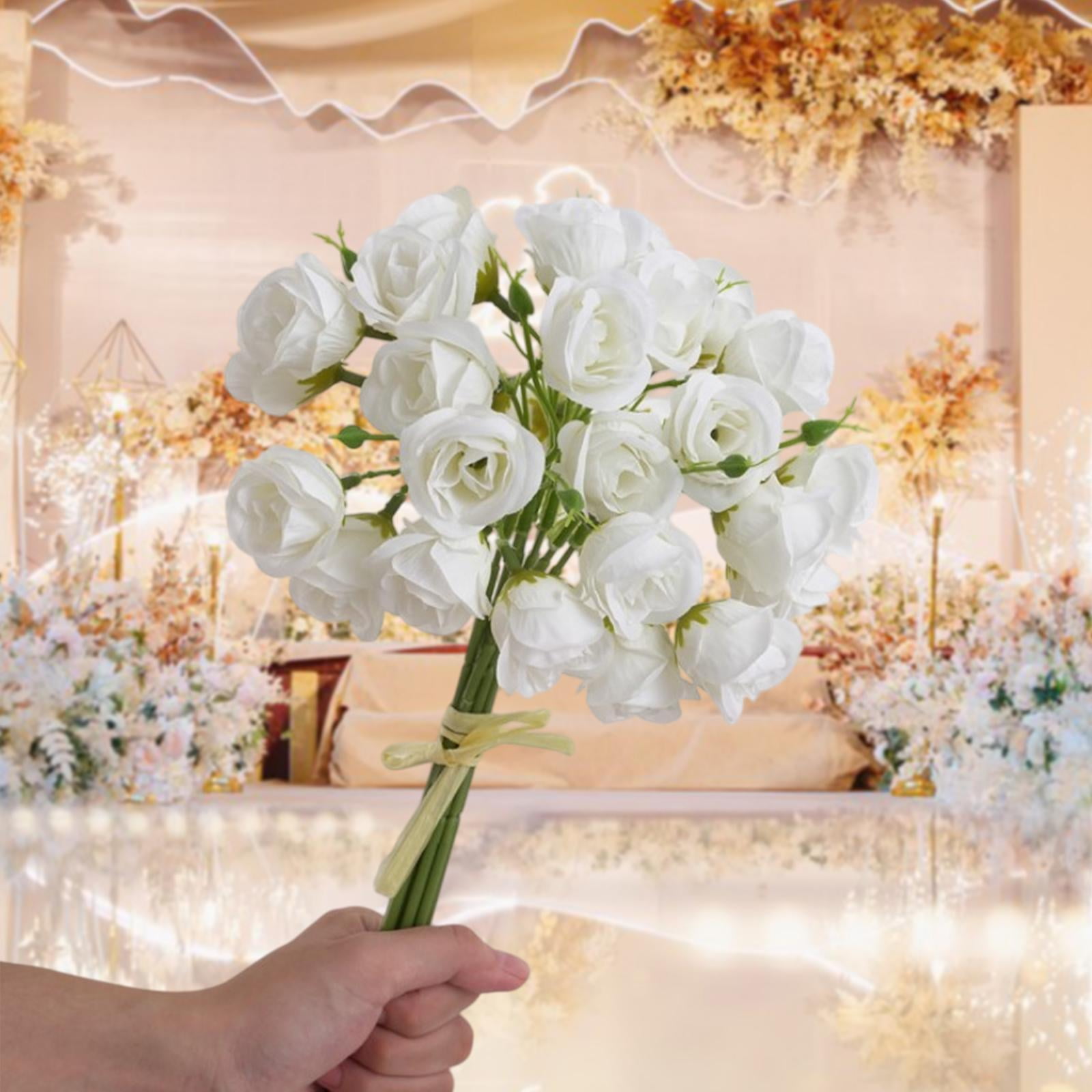 Fancyes Rtificial Roses Bouquet 27 Heads Elegant Beautiful for Flower ...