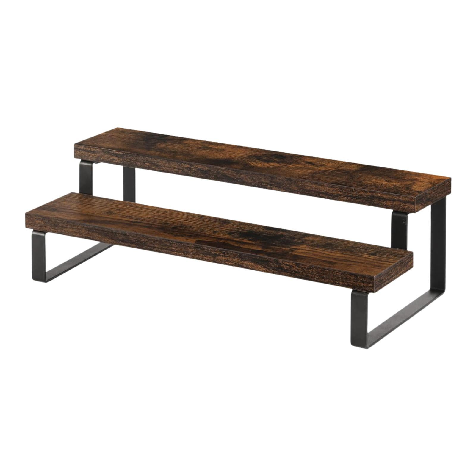 Fancyes Seasoning Rack Display Riser Stand Space Saving Seasoning Rack ...