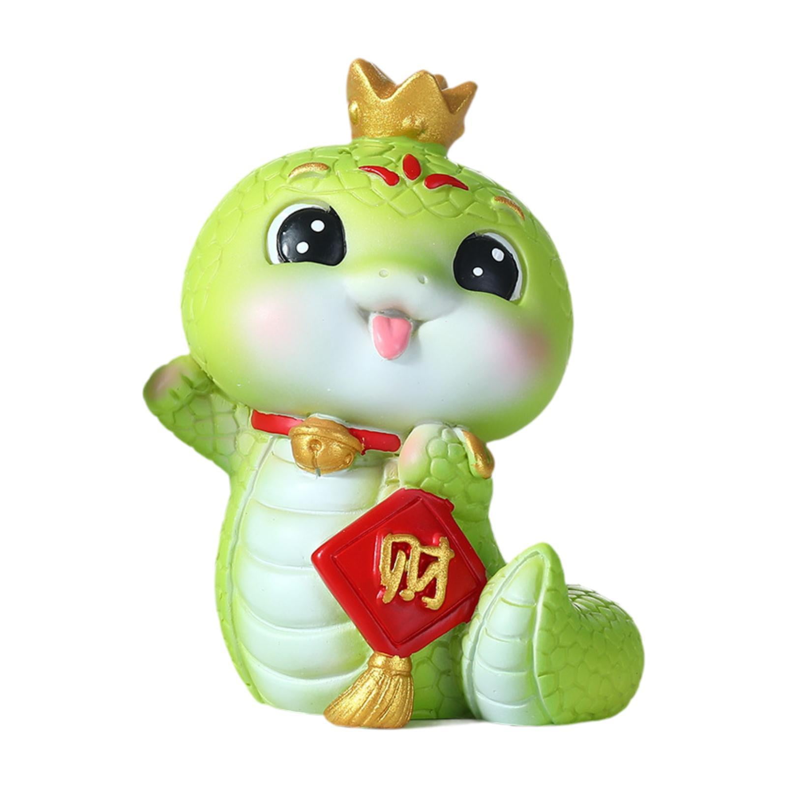 Fancyes Snake Statue Desktop Ornament Collectible Cartoon Multipurpose ...
