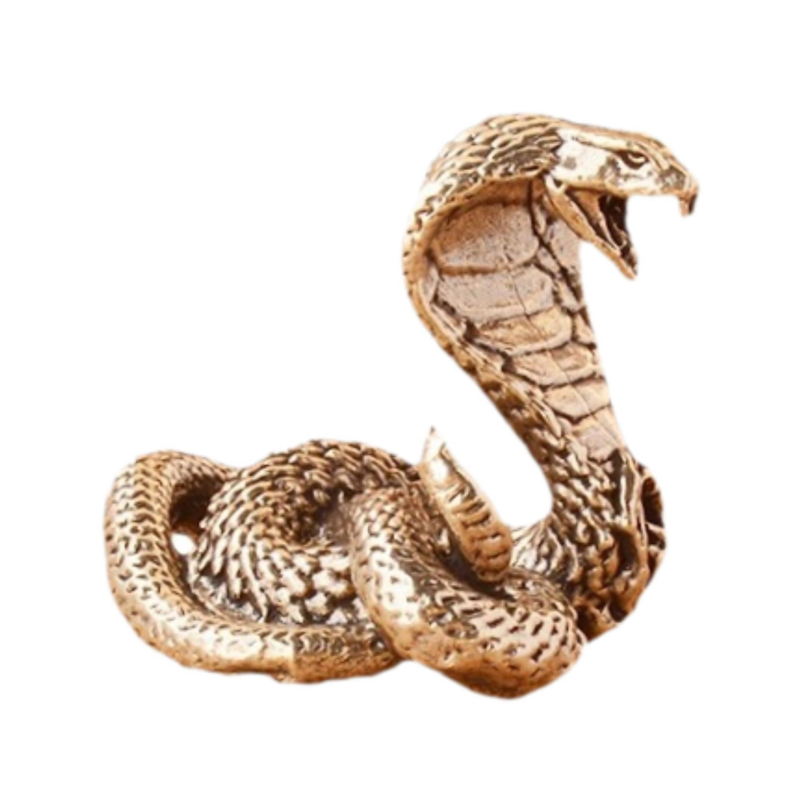 Fancyes Snake Statue Feng Shui Figurine Miniature Gift,Craft,Snake ...