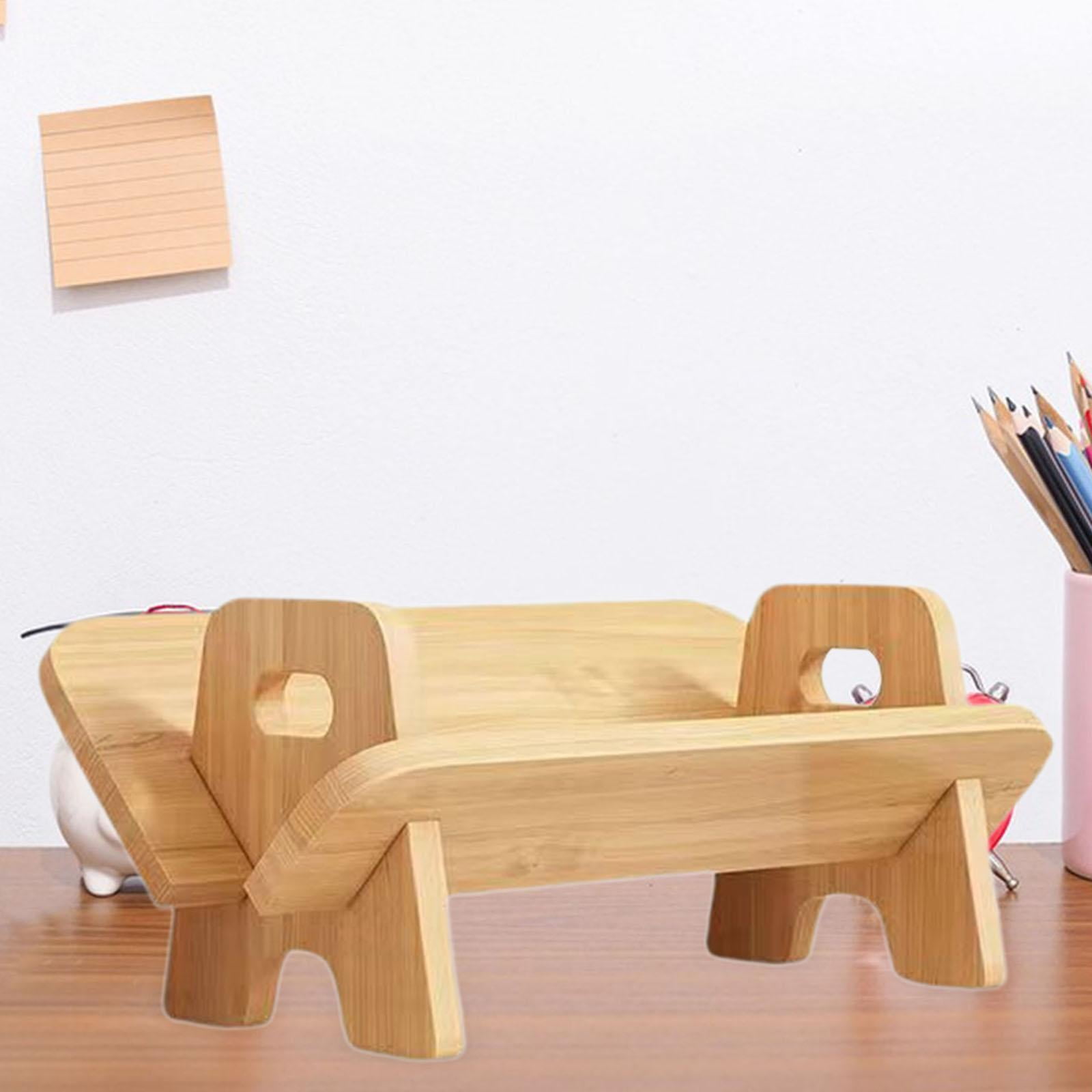 Fancyes Solid Wood Tabletop Bookshelf Small Bookcase Storage Rack s ...