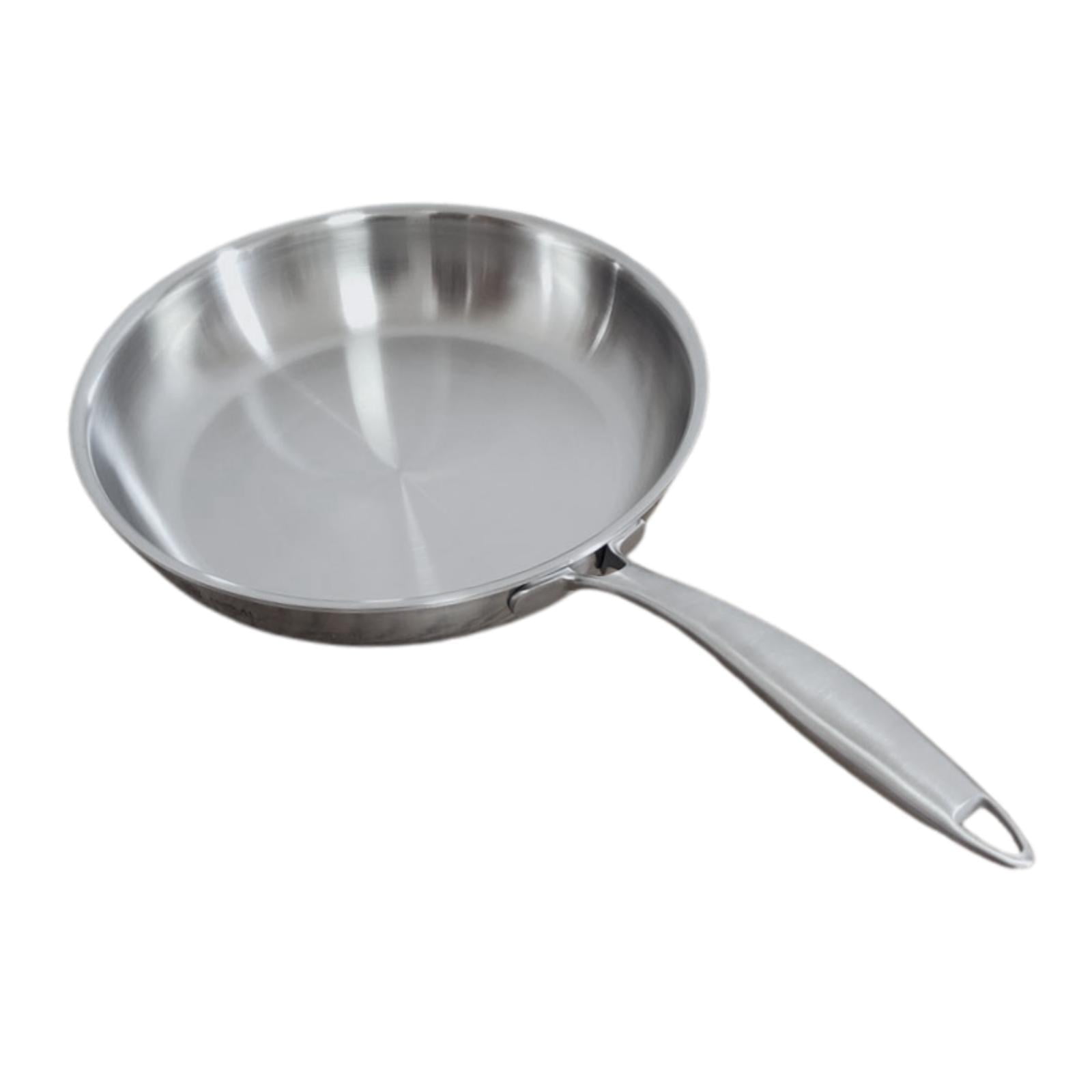 Fancyes Stainless Steel Frying Pan Solid for Induction/Ceramic/Gas ...