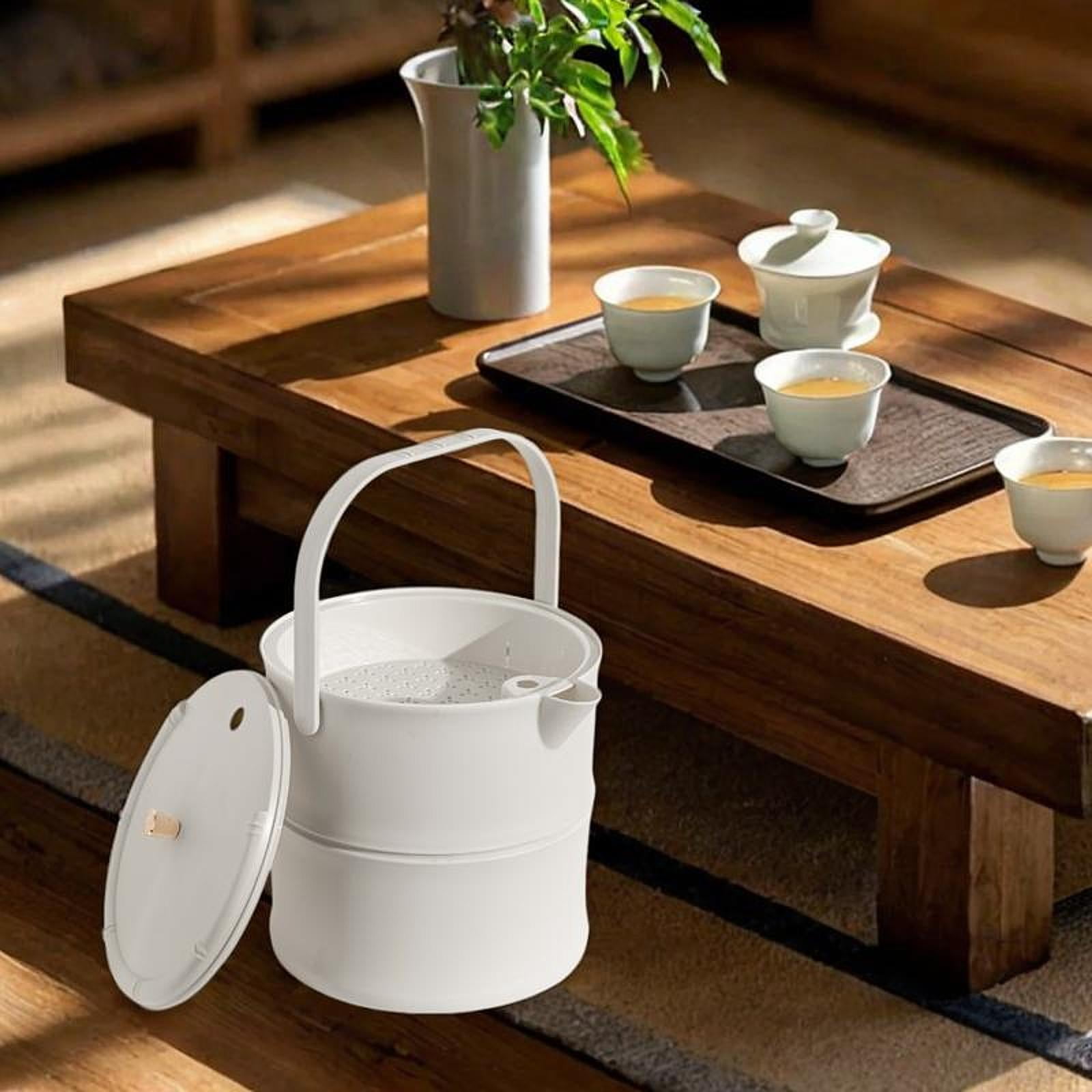 Fancyes Tea Waste Bucket Rubbish Can Disposal Bin Portable for Ceremony ...