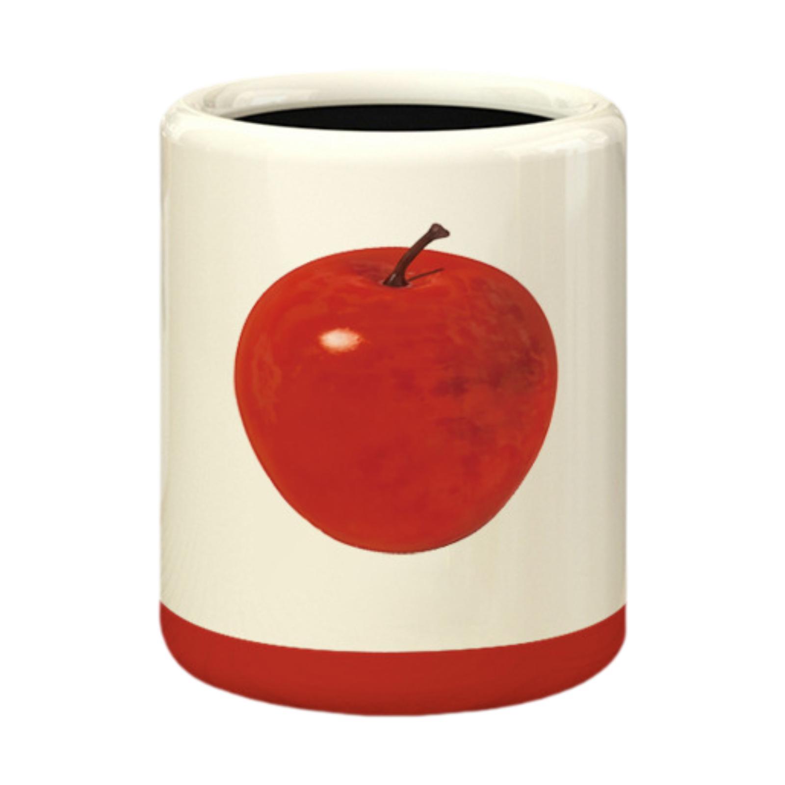 Fancyes Trash Can Garbage Bin Simple Rubbish Bin,Round,Wastebasket ...