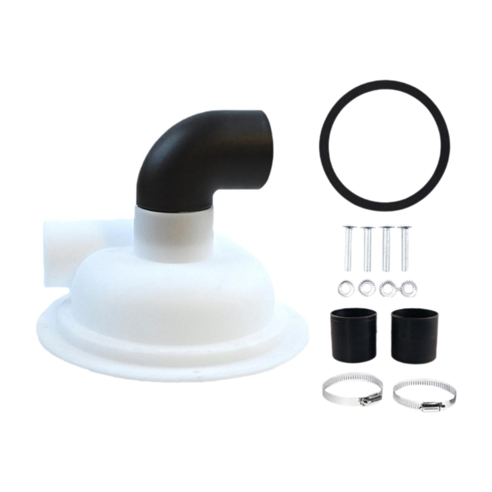 Fancyes Vacuum Dust Separator Cyclone Separator Cover with Elbow ...