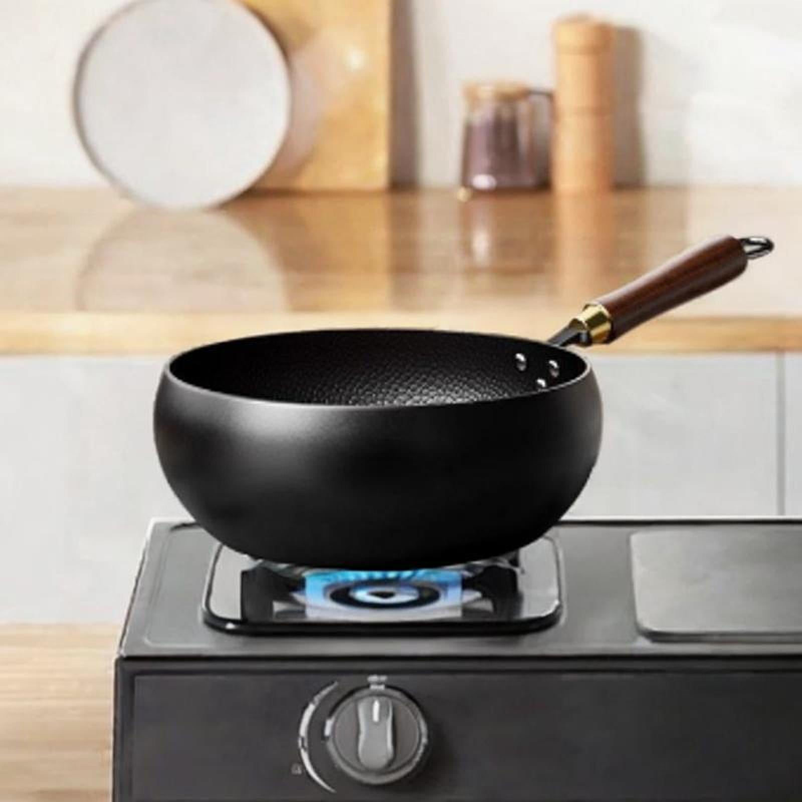 Fancyes WOK NAFTER FRY PAN SEED CUISINE USTENDIES Without Coating with ...